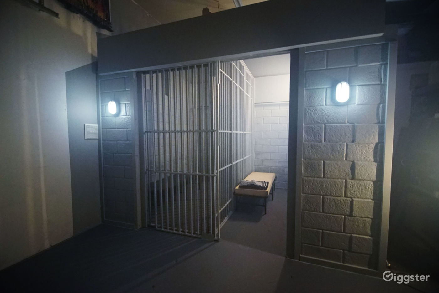 JAIL PRISON CELLS W/ BARS, PAYPHONE STANDING SET | Rent this location ...