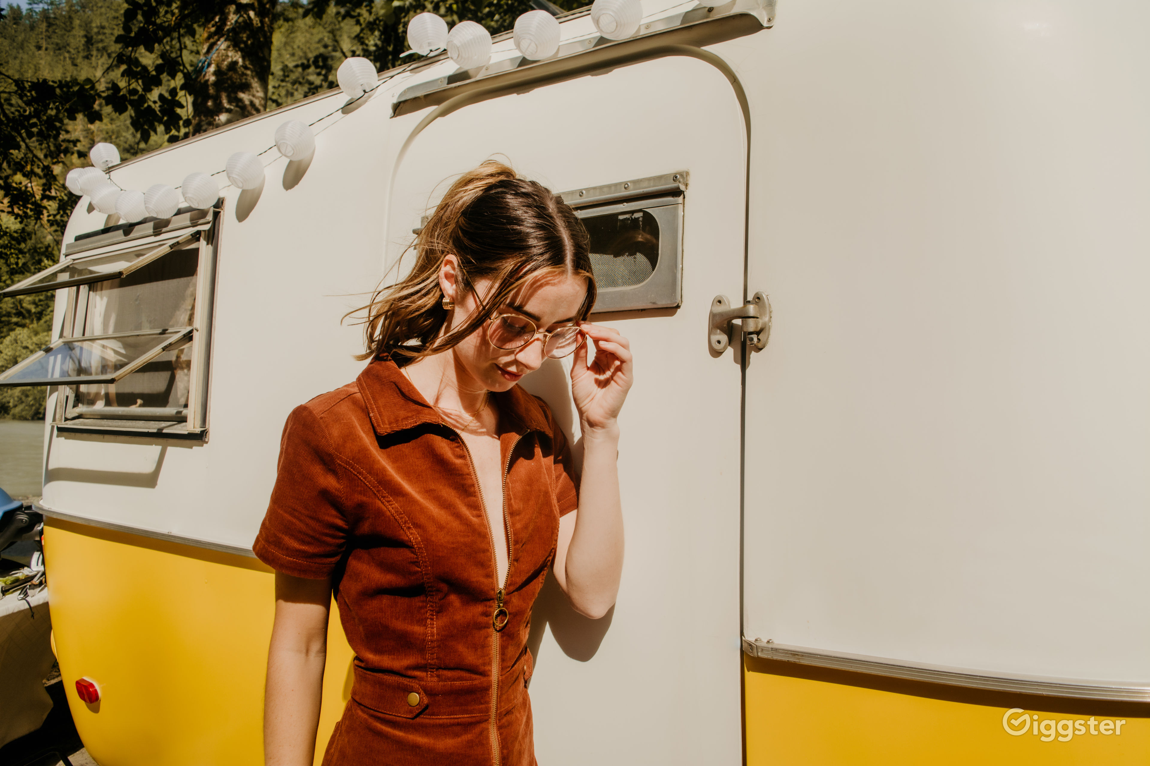 Vintage 1970s Boler Trailer - Miss Daisy Lane | Rent this location on Giggster