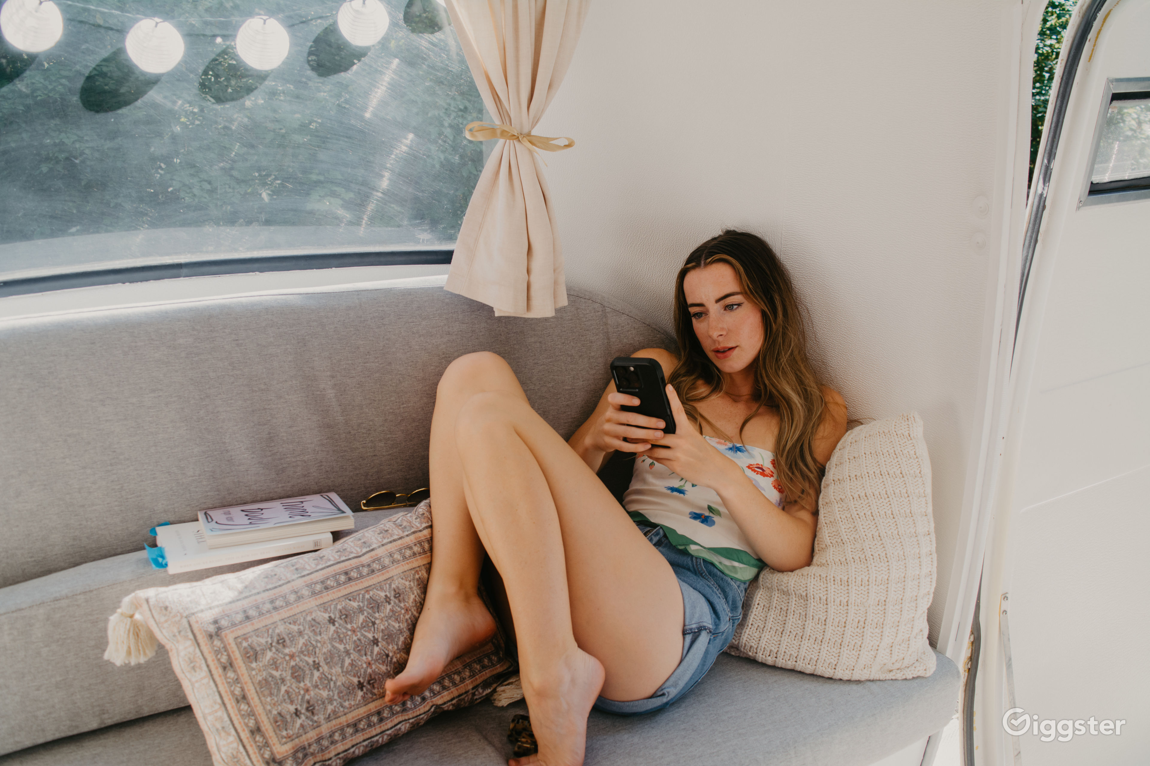 Vintage 1970s Boler Trailer - Miss Daisy Lane | Rent this location on Giggster