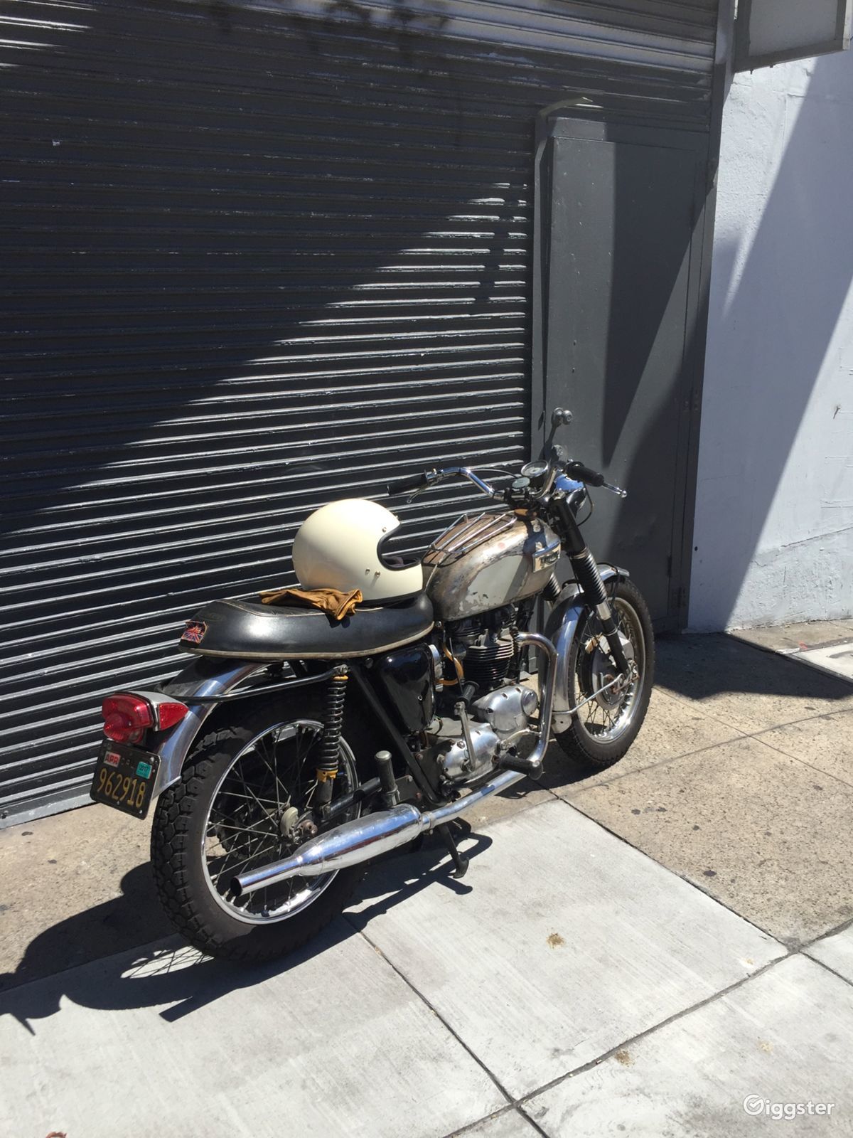 1967 Triumph Motorcycle with Endless Patina | Rent this location on ...