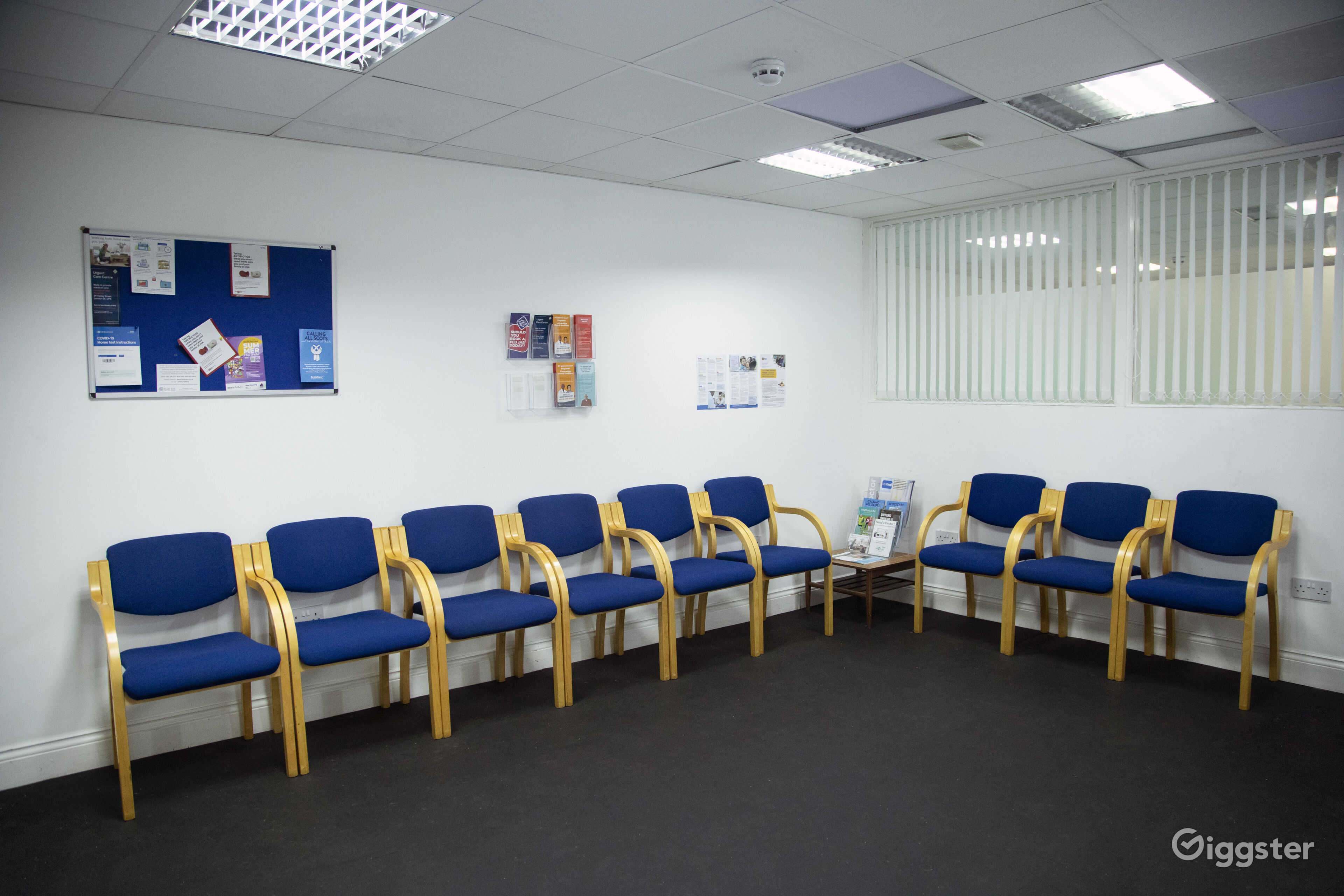 Hospital set & GP waiting room in Canary Wharf | Rent this location on ...