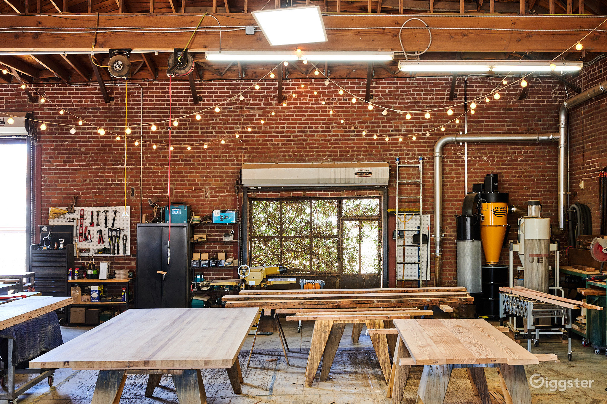 Industrial Wood Workshop with Natural Light | Rent this location on ...