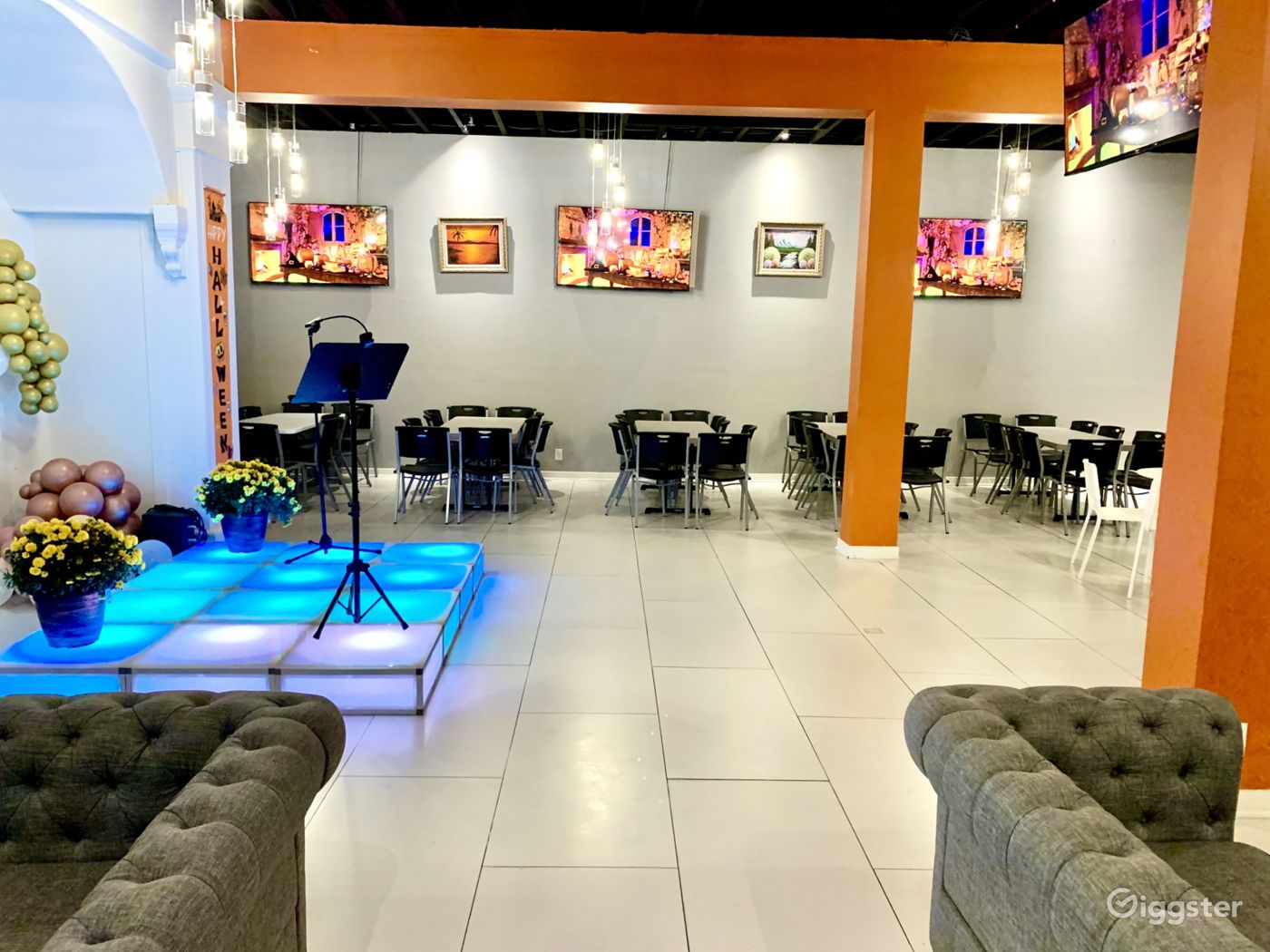 Lounge with Smart Stage, Back Terrace + Parking | Rent this location on ...