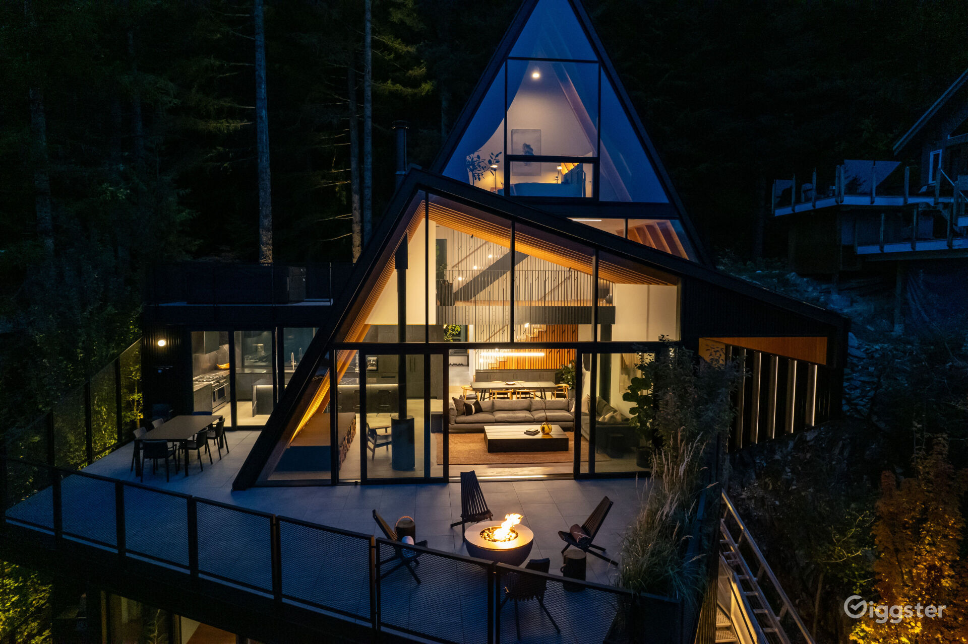 Modern Alpine A-Frame | Rent this location on Giggster