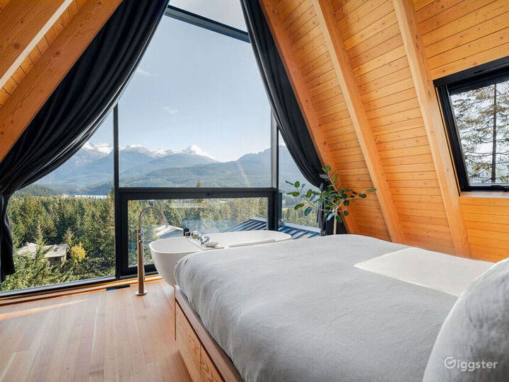 Modern Alpine A-Frame | Rent this location on Giggster