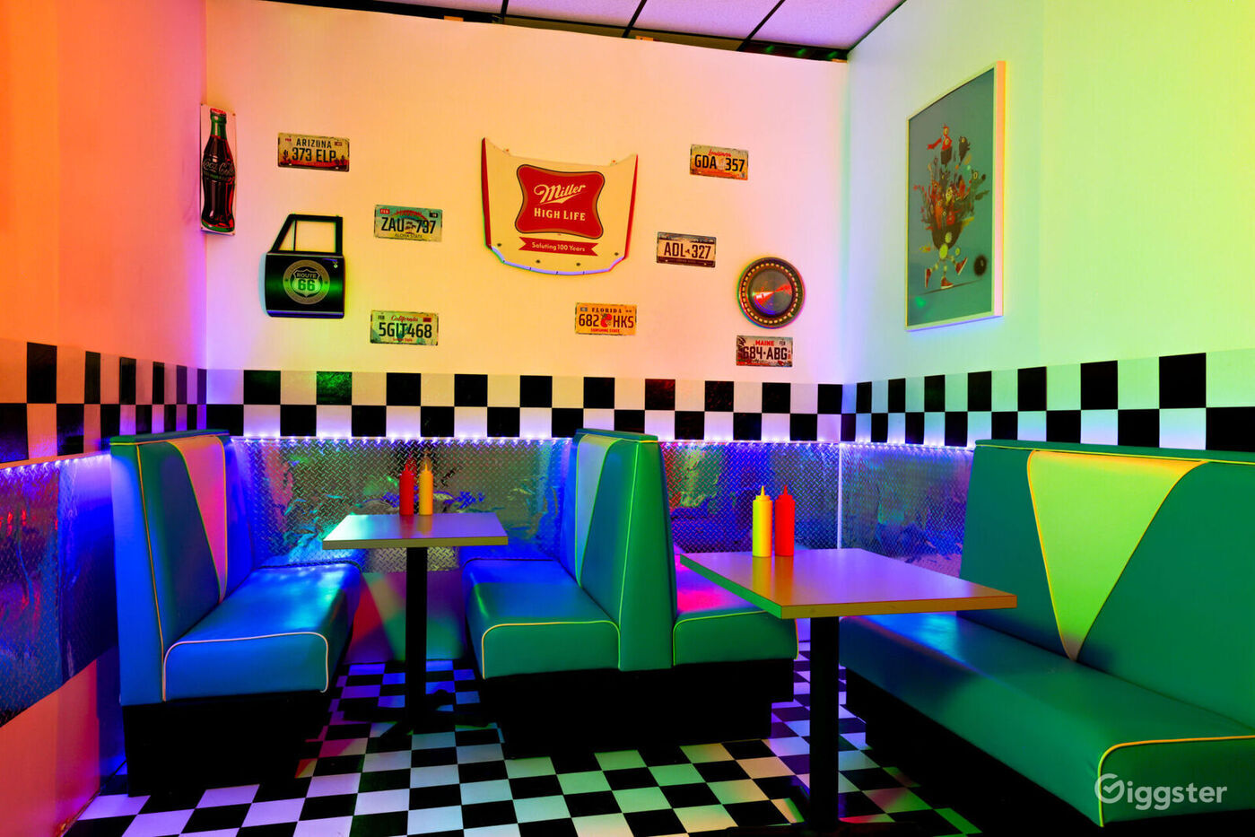 Luxury Diner set - 90's vibe one of a kind in ATL | Rent this location ...
