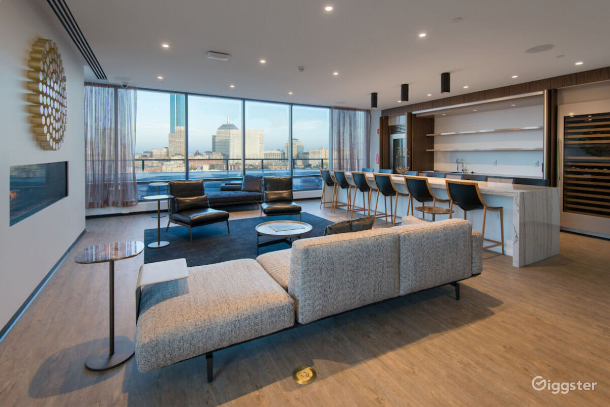 Contemporary Rooftop Lounge & Deck w/ Boston Views | Rent this location ...