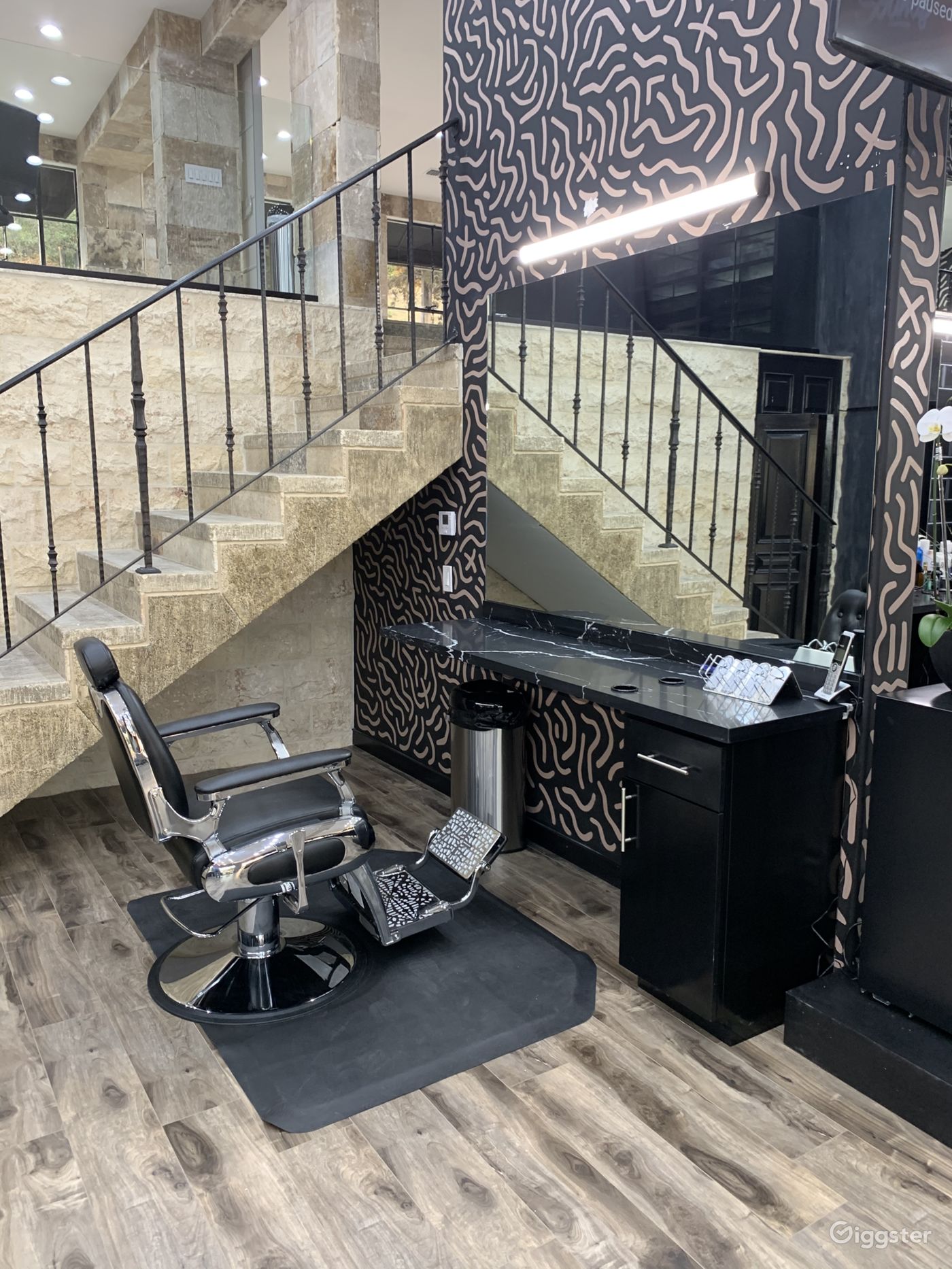 Upscale Two Level Barbershop | Rent this location on Giggster