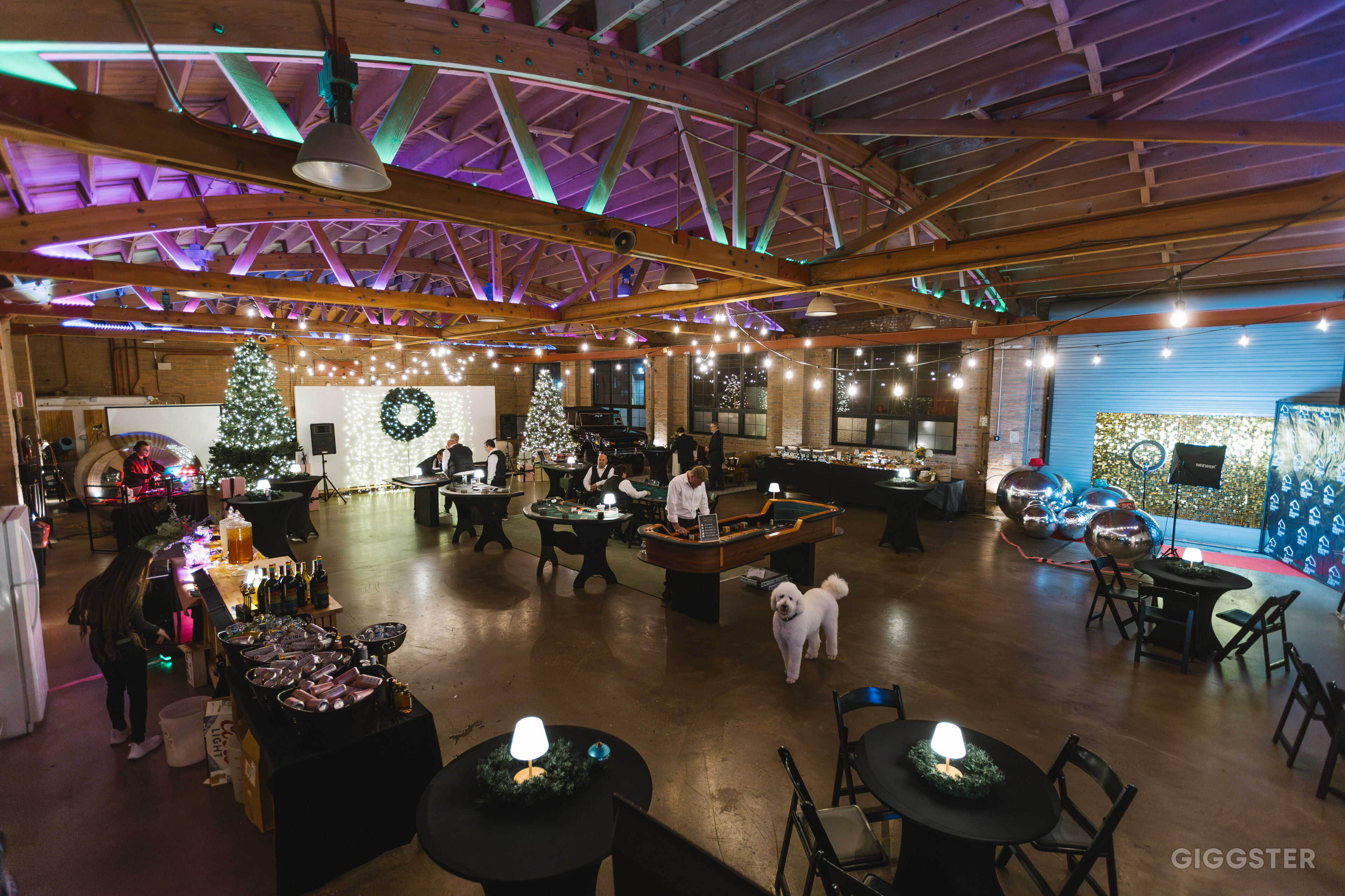 Large, Open, Timber Bow truss Warehouse Space | Rent this location on ...