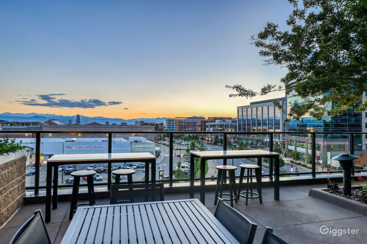 Stylish Club Room & Terrace in Denver | Rent this location on Giggster