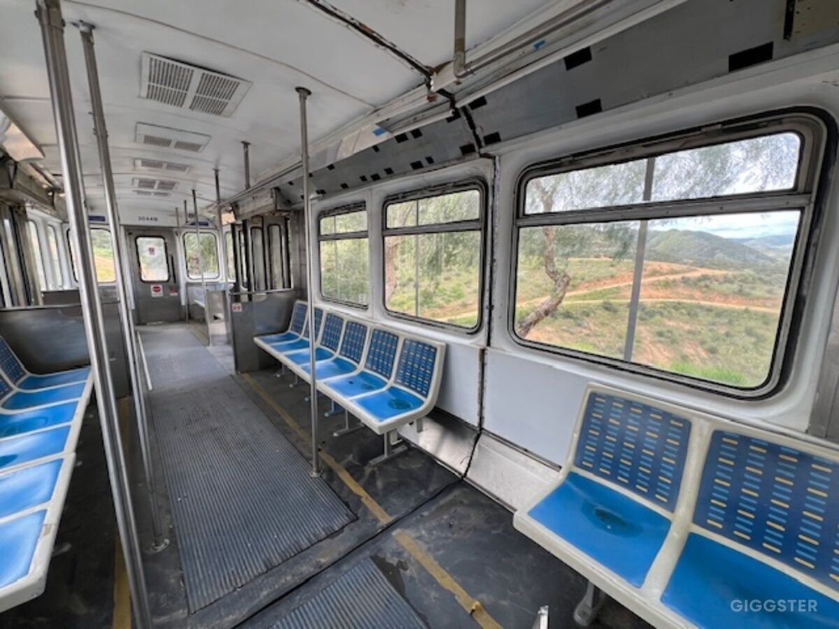Subway Train Cars and Conductors Booth | Rent this location on Giggster