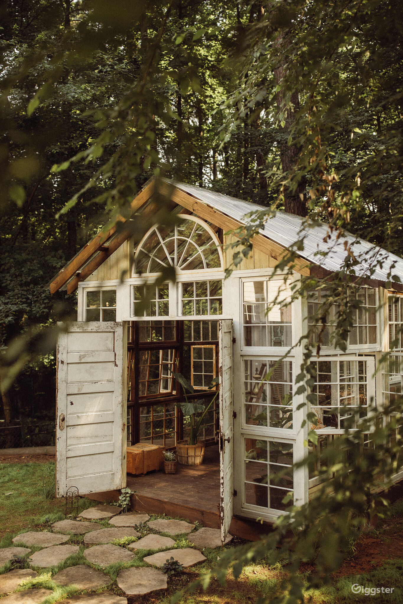 Charming Greenhouse in Backyard | Rent this location on Giggster