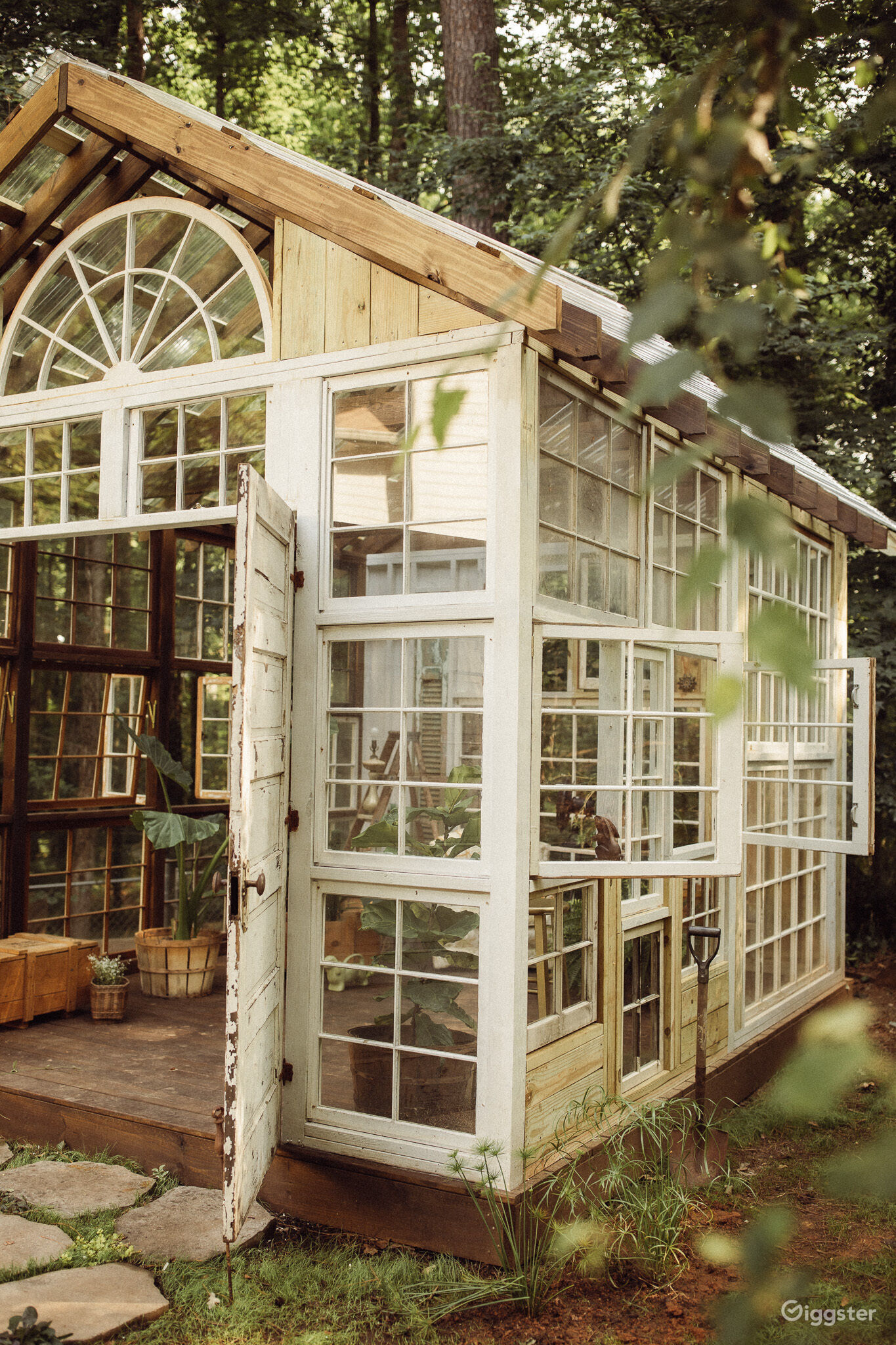 Charming Greenhouse in Backyard | Rent this location on Giggster