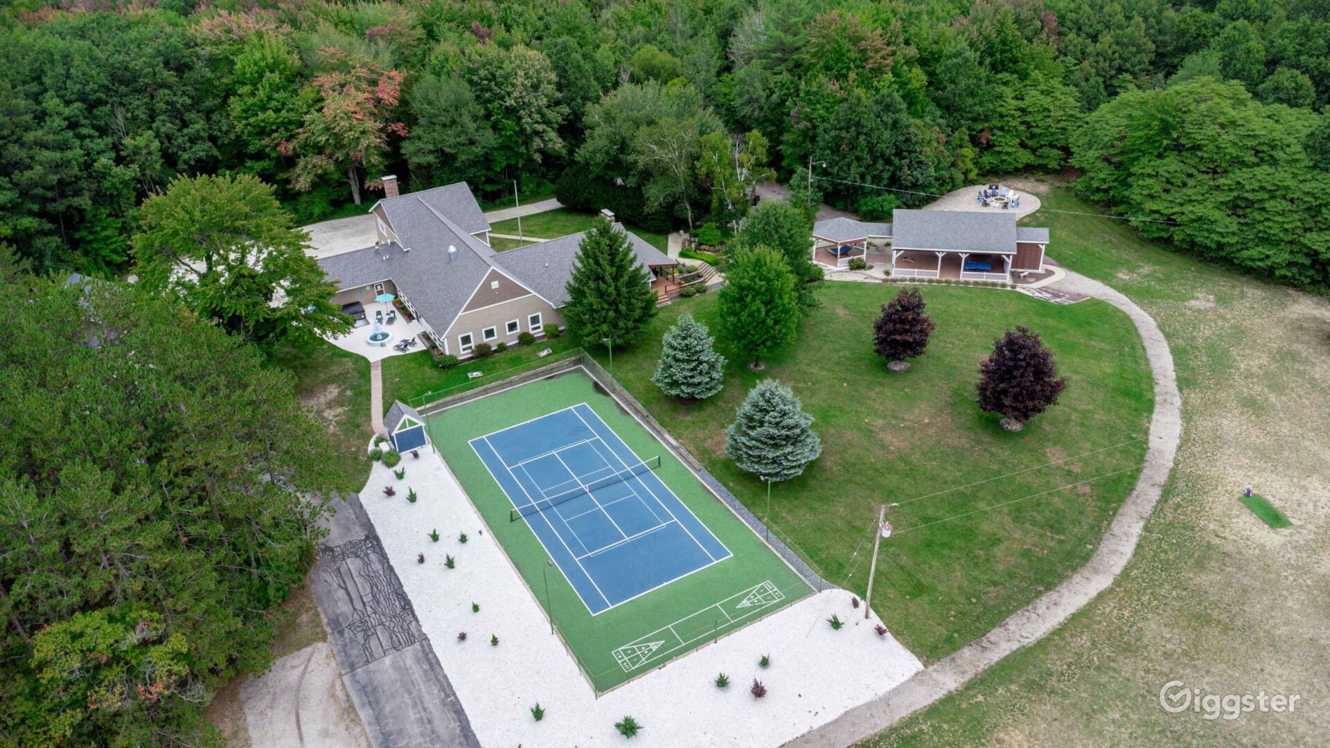 Home w/20 Acres, Tennis Ct, Gazebo by Grand Haven | Rent this location ...