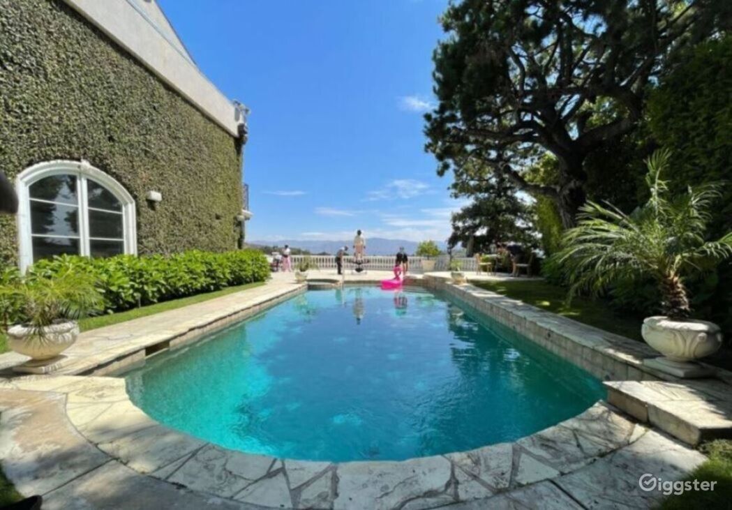 Hollywood Pool in Mansion with Views | Rent this location on Giggster