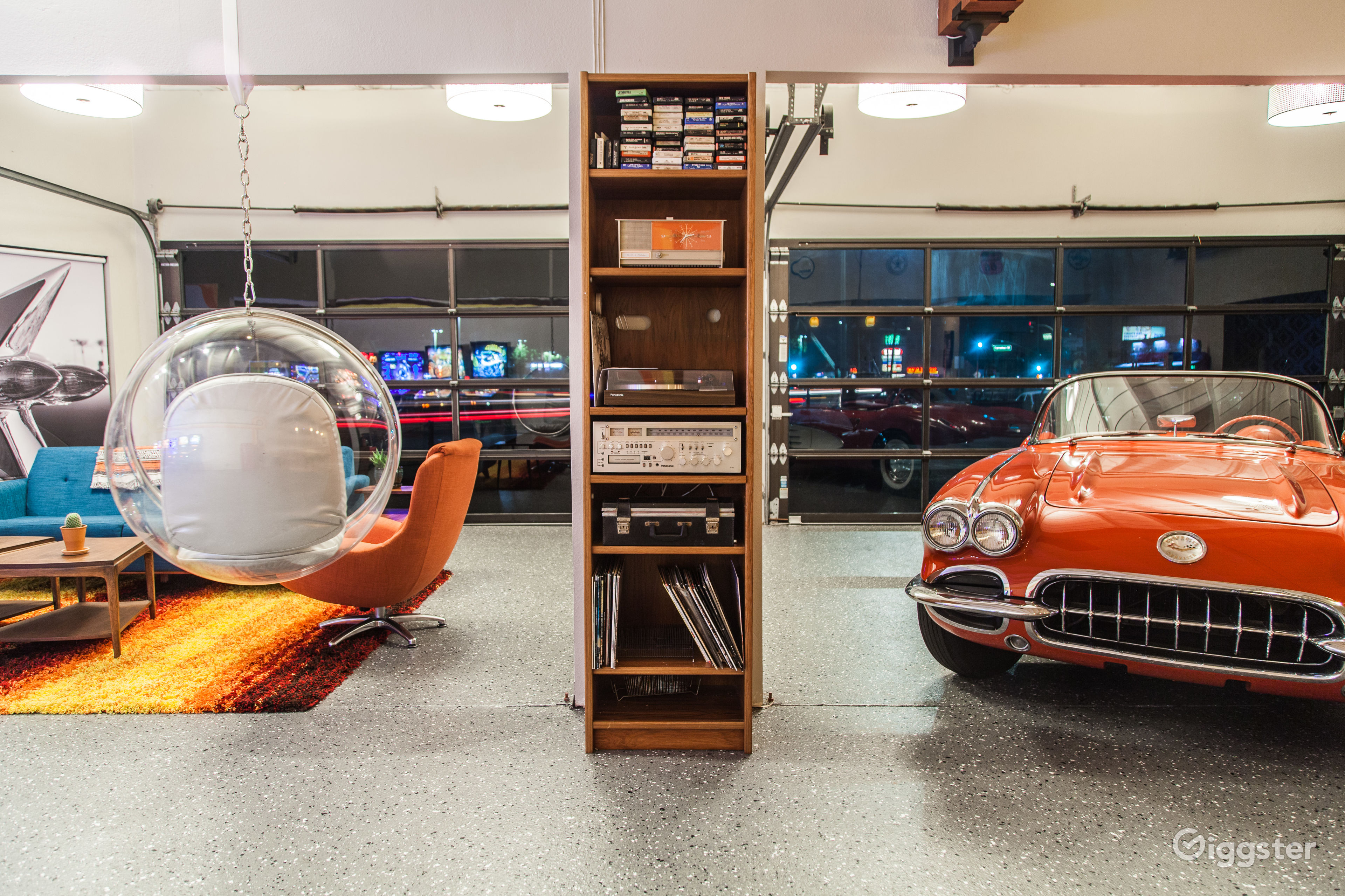 70s Themed Man Cave & Classic Cars | Rent this location on Giggster