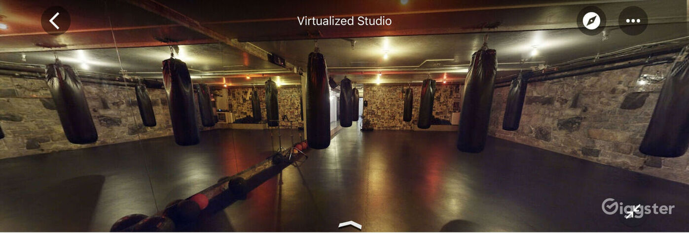 Underground boxing gym and fitness studio | Rent this location on Giggster