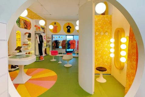 1970s Vintage Space Age Clothing Store in Elysian | Rent this location ...
