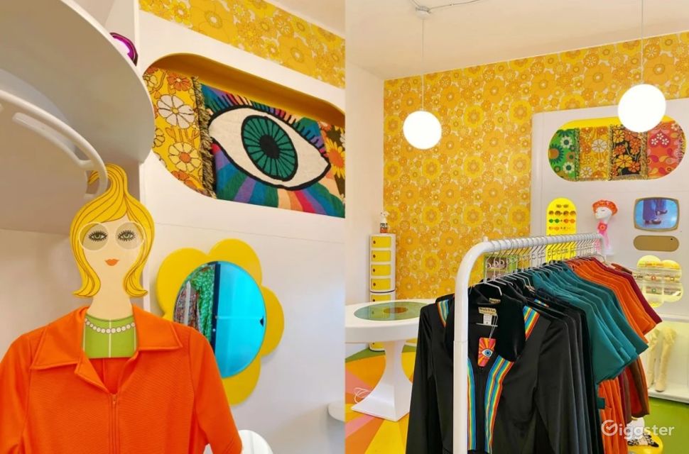1970s Vintage Space Age Clothing Store in Elysian | Rent this location ...