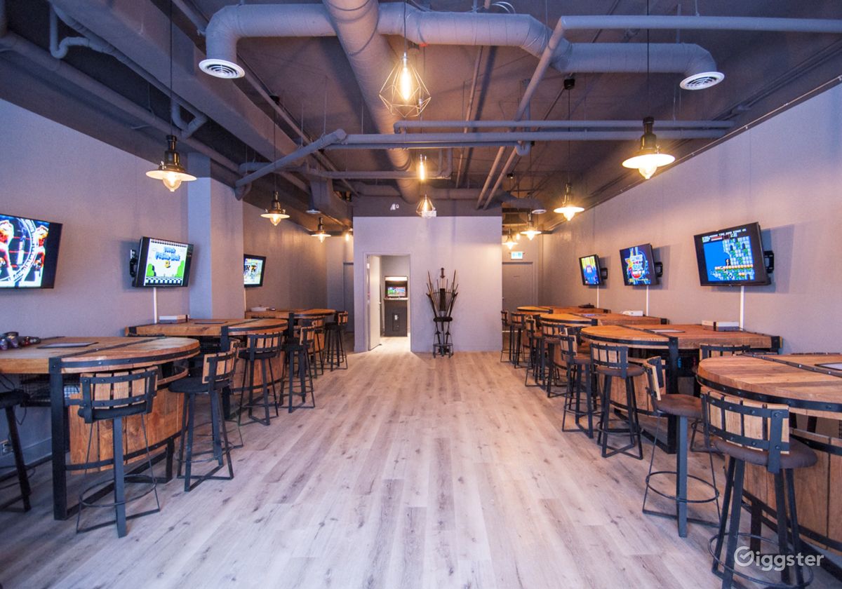 Rustic Video Game Arcade Event Space | Rent this location on Giggster