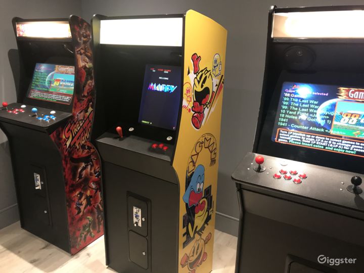 Rustic Video Game Arcade Event Space | Rent this location on Giggster