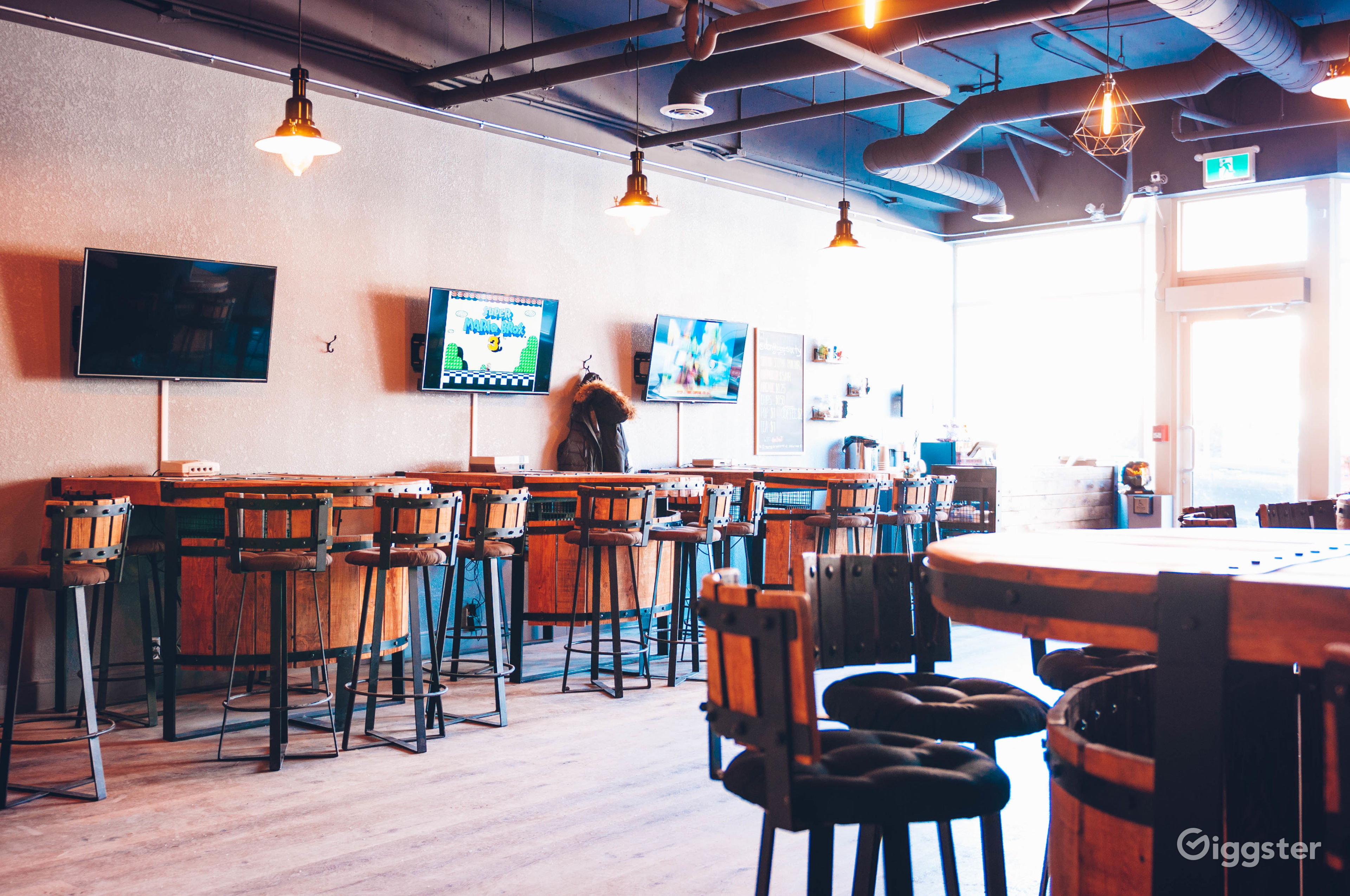 Rustic Video Game Arcade Event Space | Rent this location on Giggster
