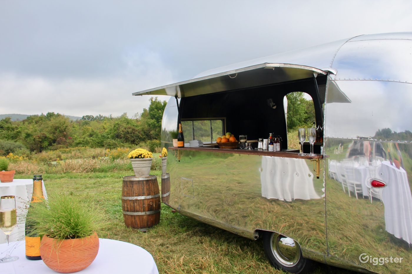 Renovated Airstream Trailer Bar | Rent this location on Giggster