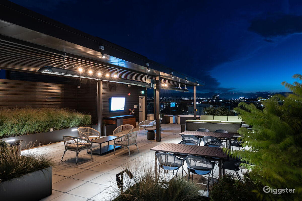 Stunning Rooftop Lounge w/ Views of the Rockies | Rent this location on ...
