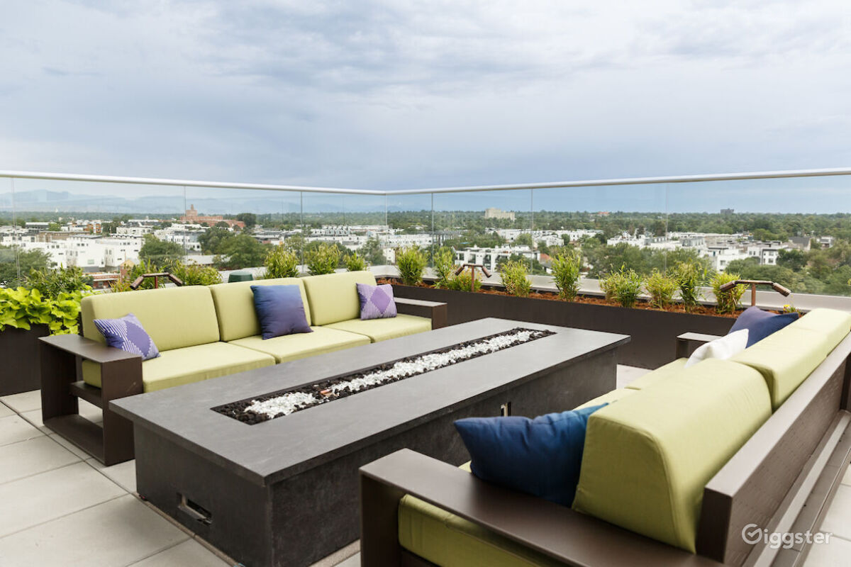 Stunning Rooftop Lounge w/ Views of the Rockies | Rent this location on ...