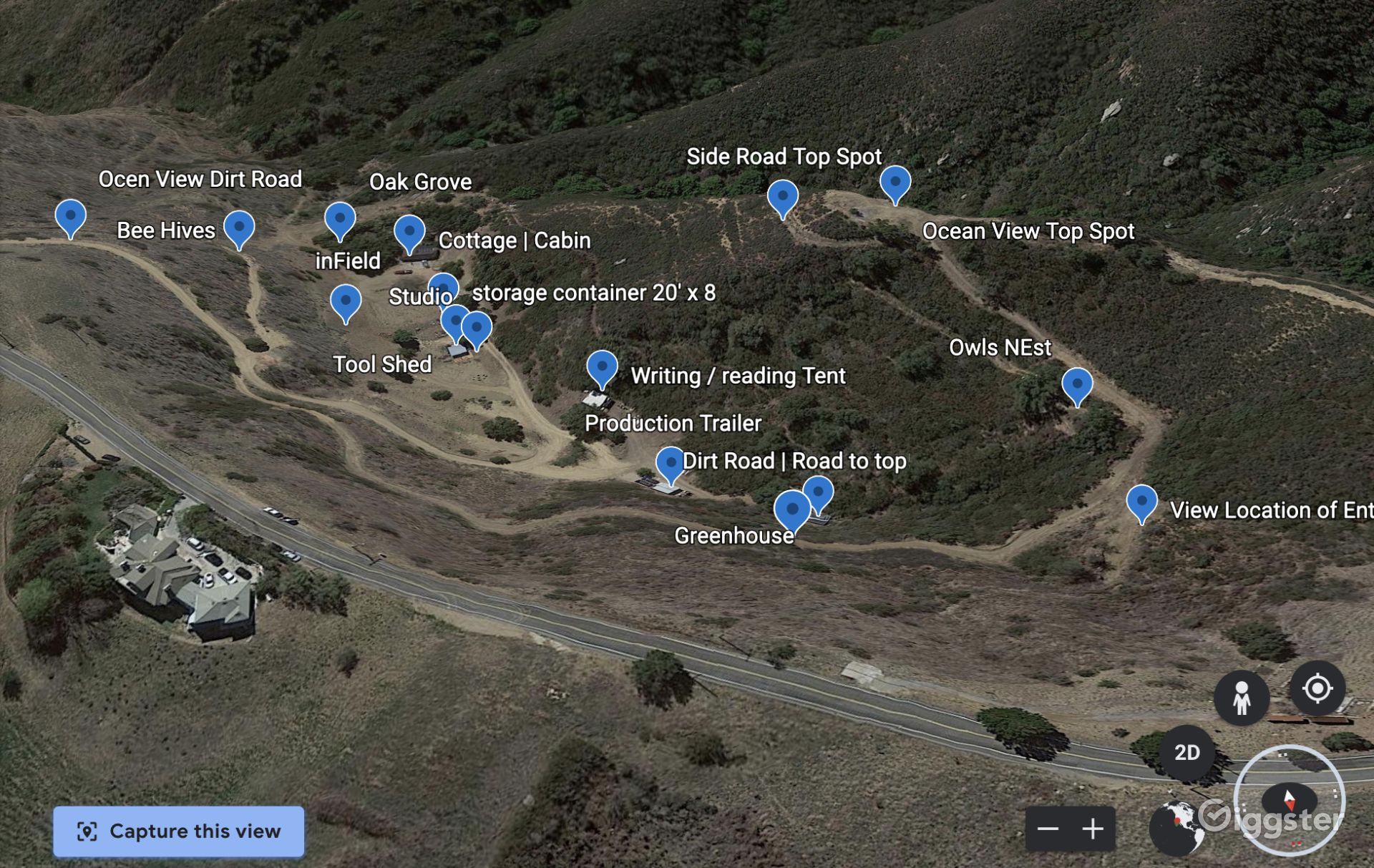 Lookout Ranch - Dirt Roads, Ocean Views on 20 acre | Rent this location ...