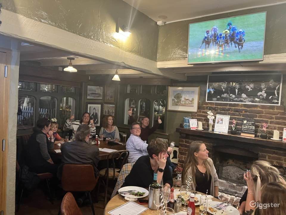 Indoor Pub with Roaring Log Fire | Rent this location on Giggster