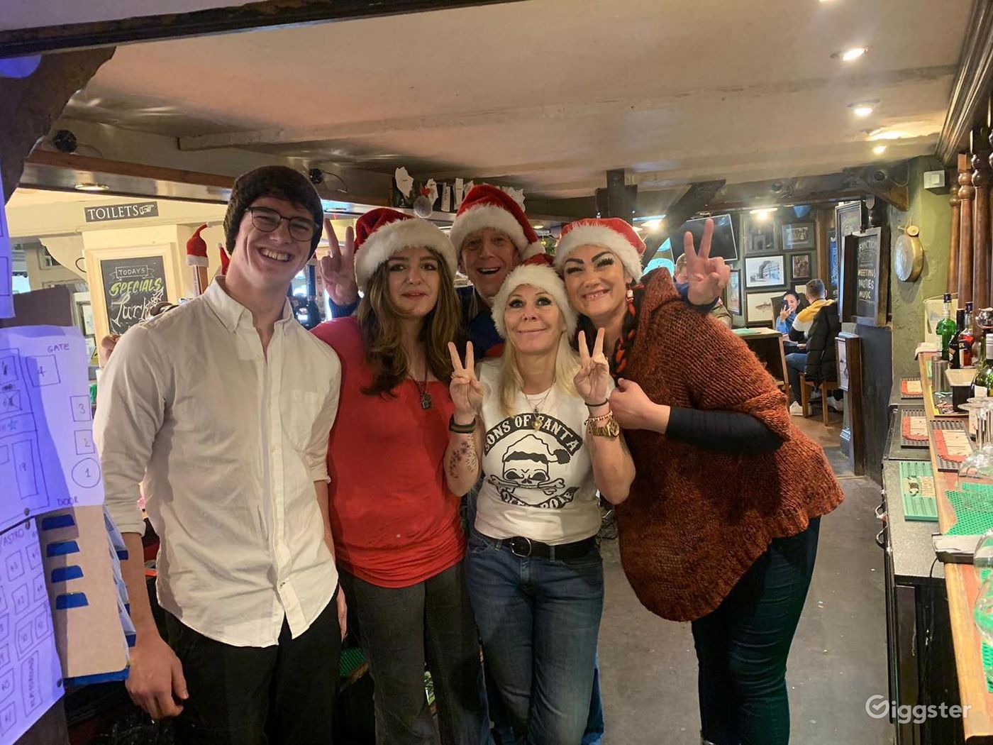 Indoor Pub with Roaring Log Fire | Rent this location on Giggster