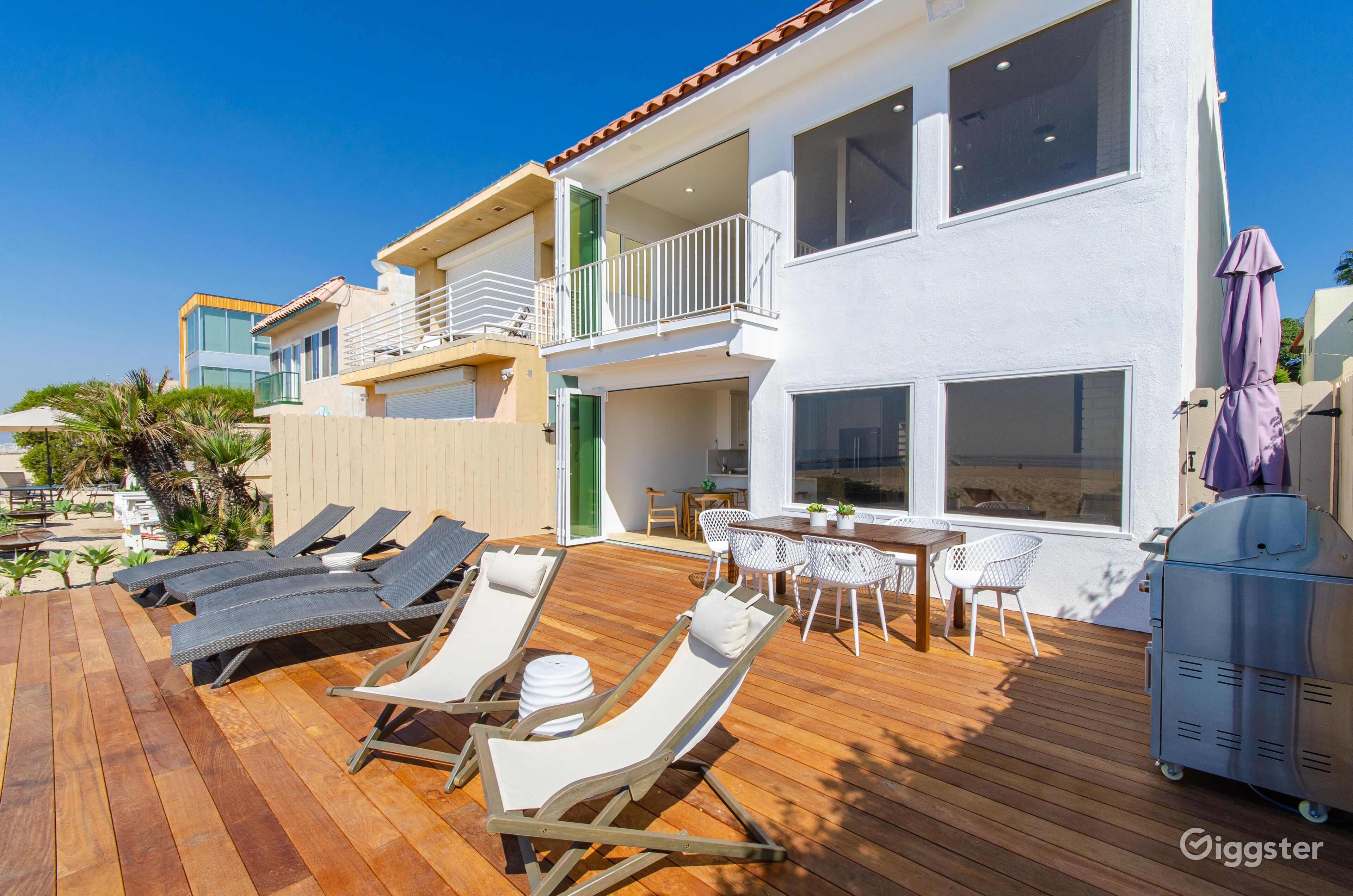 Modern Boho Beach House On the Sand | Rent this location on Giggster