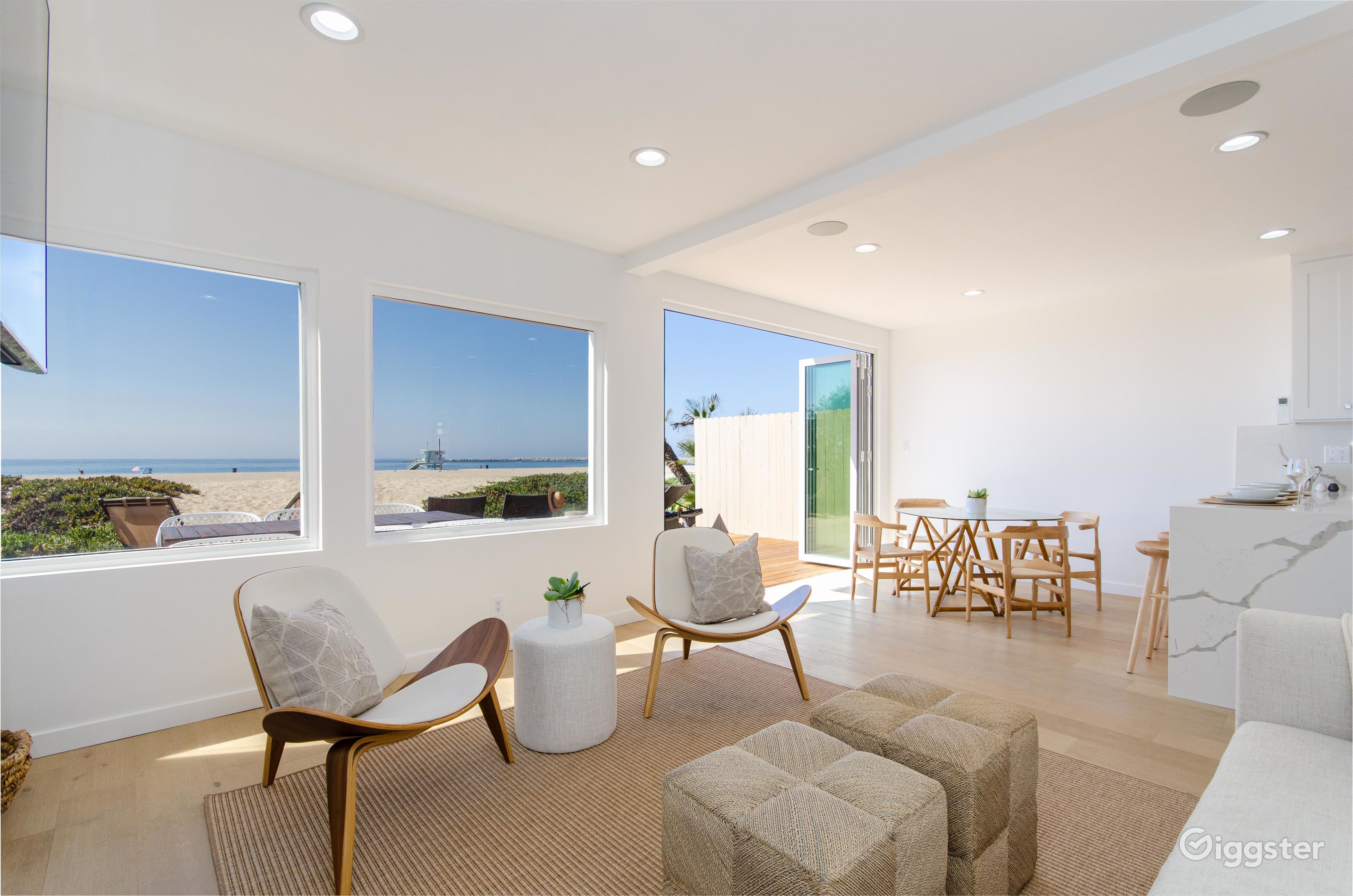 Modern Boho Beach House On the Sand | Rent this location on Giggster