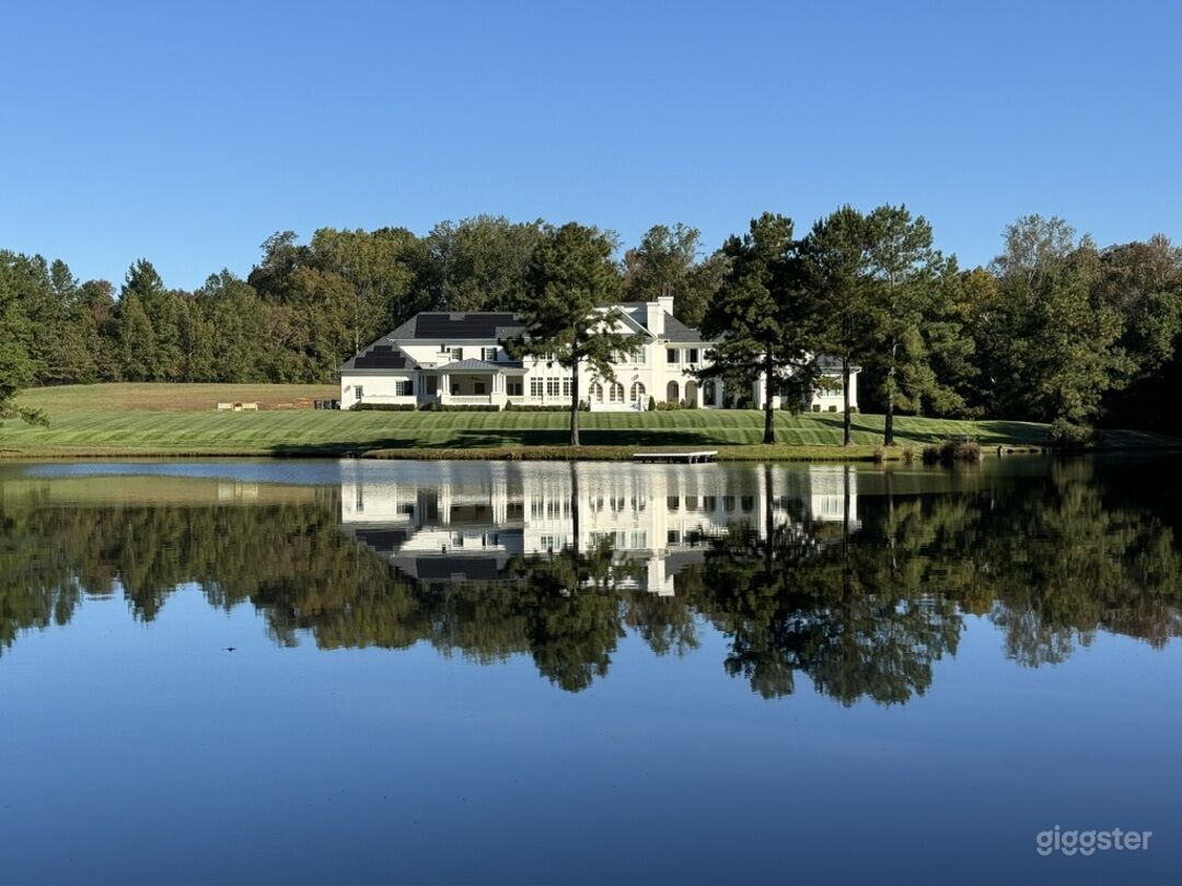 Grand Southern Estate: Columns & Pond Views | Rent this location on ...