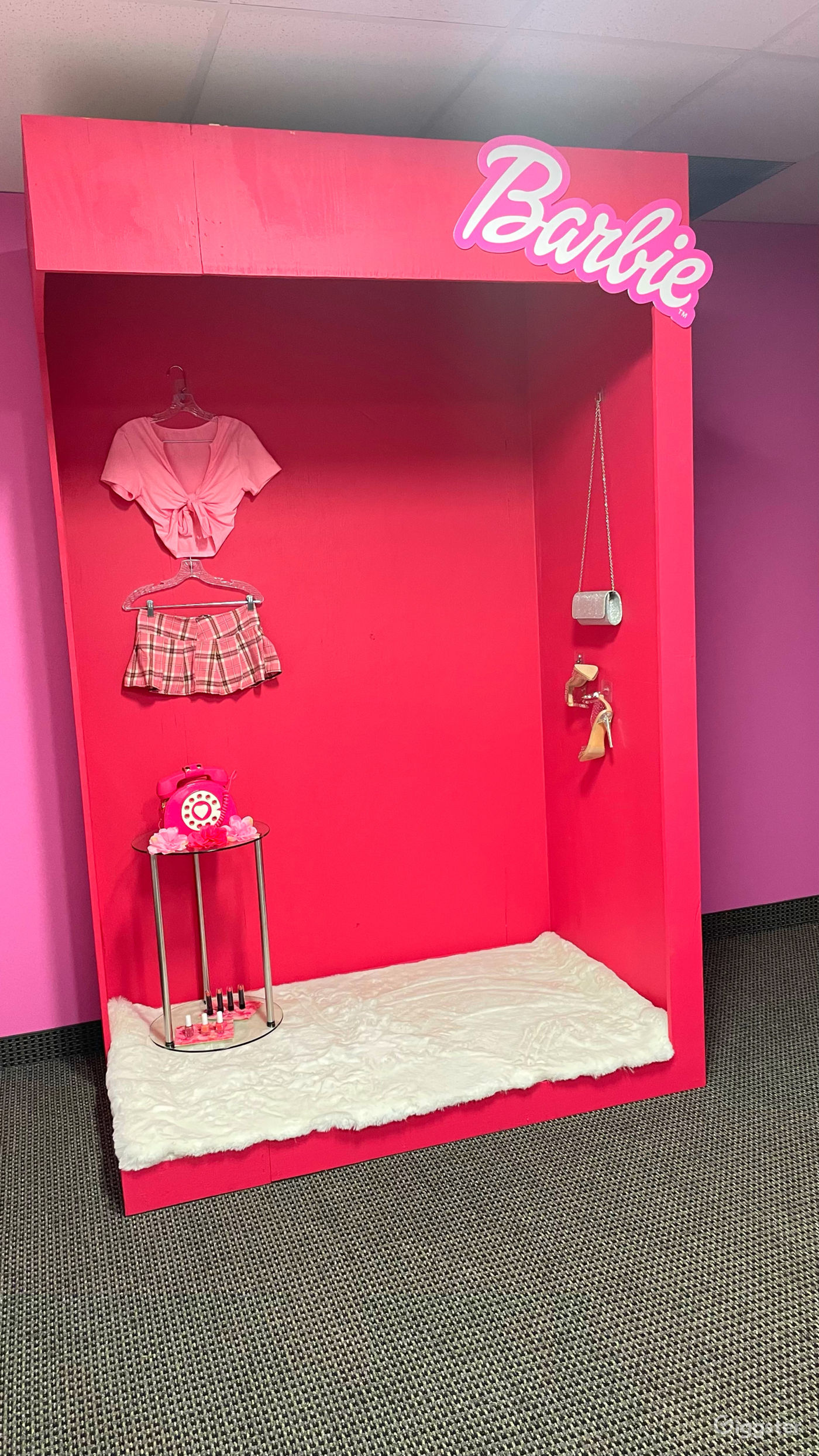 Barbie Pink Room / Barbie Doll Box | Rent this location on Giggster