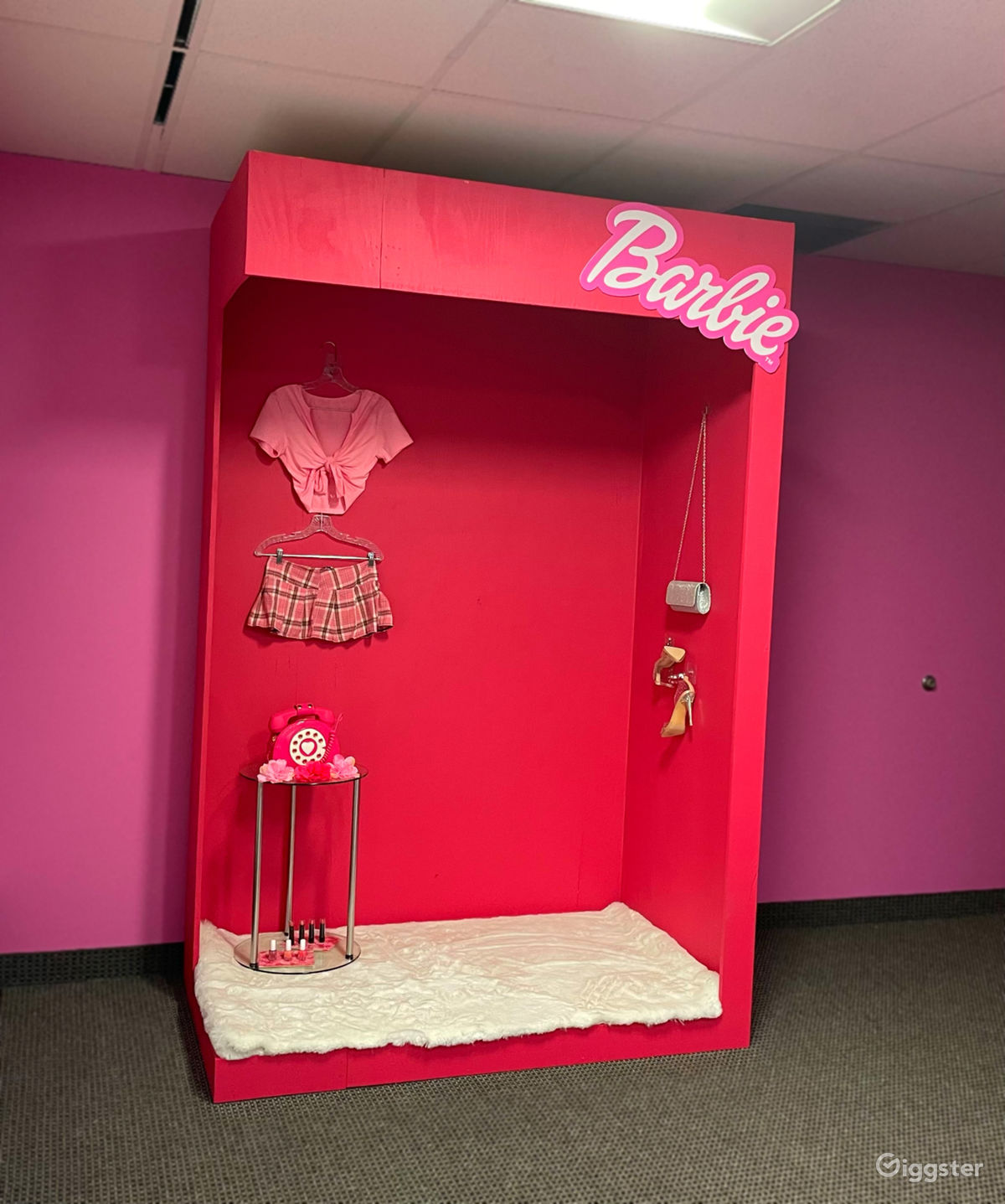 Barbie Pink Room / Barbie Doll Box | Rent this location on Giggster