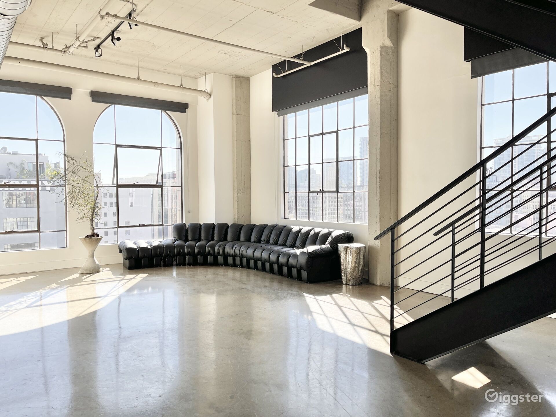 Industrial New York Loft with DTLA View | Rent this location on Giggster