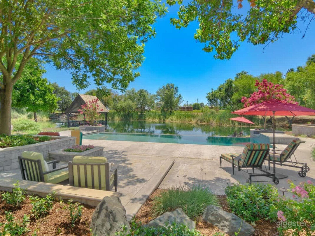 Lake Cottage House with Pool at UC Davis | Rent this location on Giggster