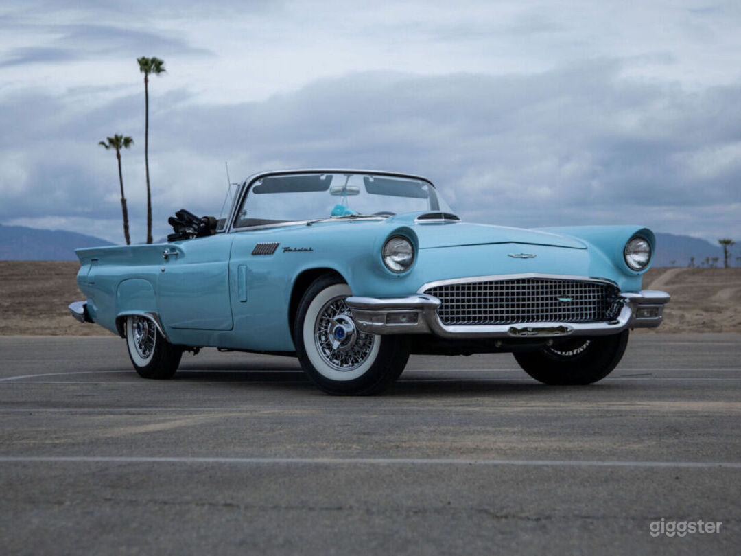 Rent 1957 Ford Thunderbird Convertible for Filming in Los Angeles ...