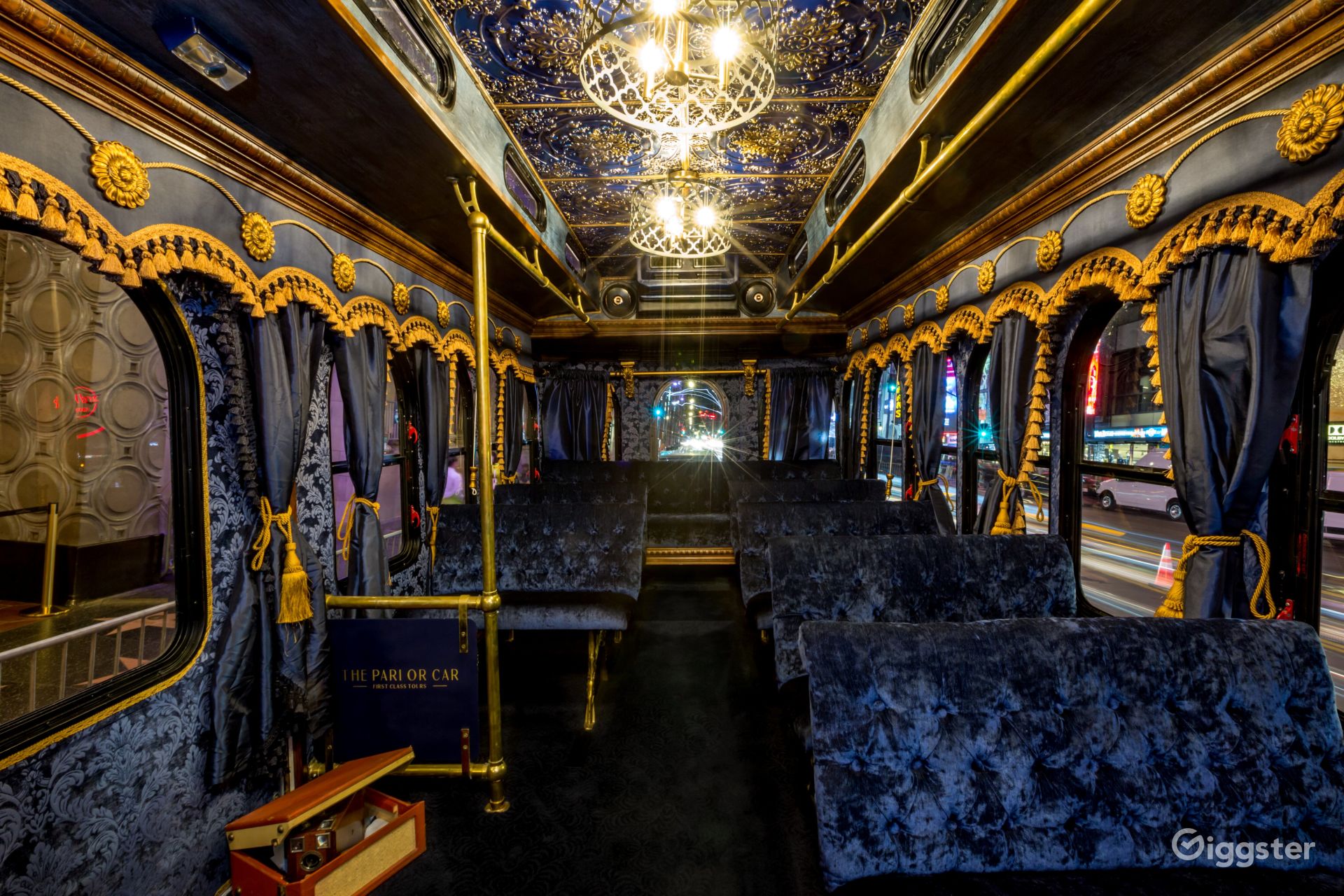 Luxury Trolley Bus - Victorian Interior | Rent this location on Giggster