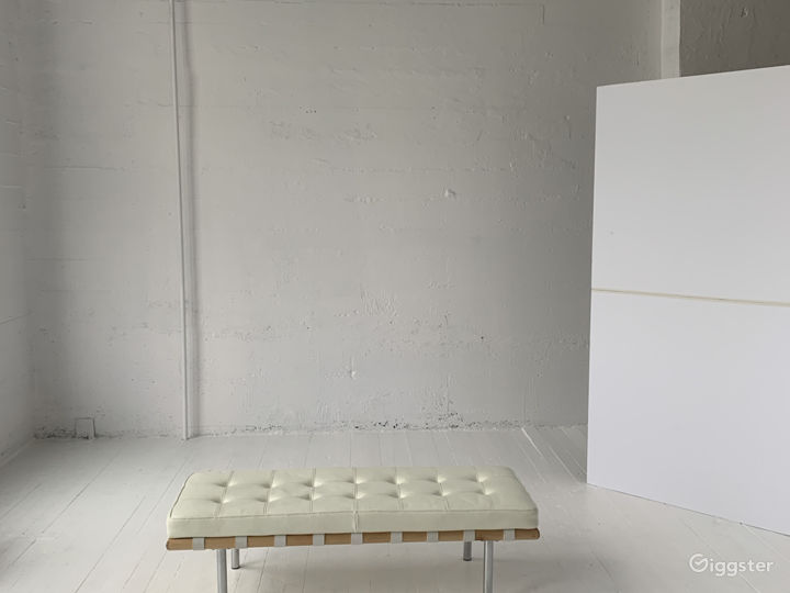 Bright White Natural Light Studio in SODO | Rent this location on Giggster