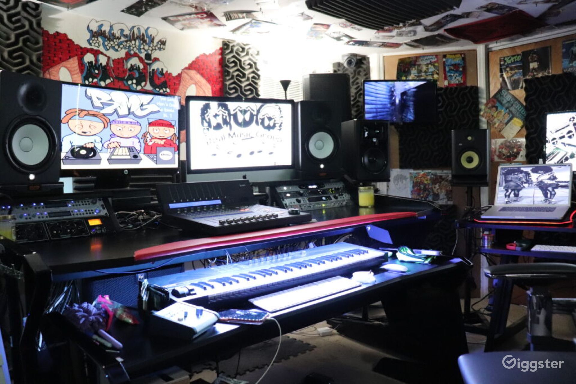 Recording Studio with an 80's Vibe in Queens | Rent this location on ...