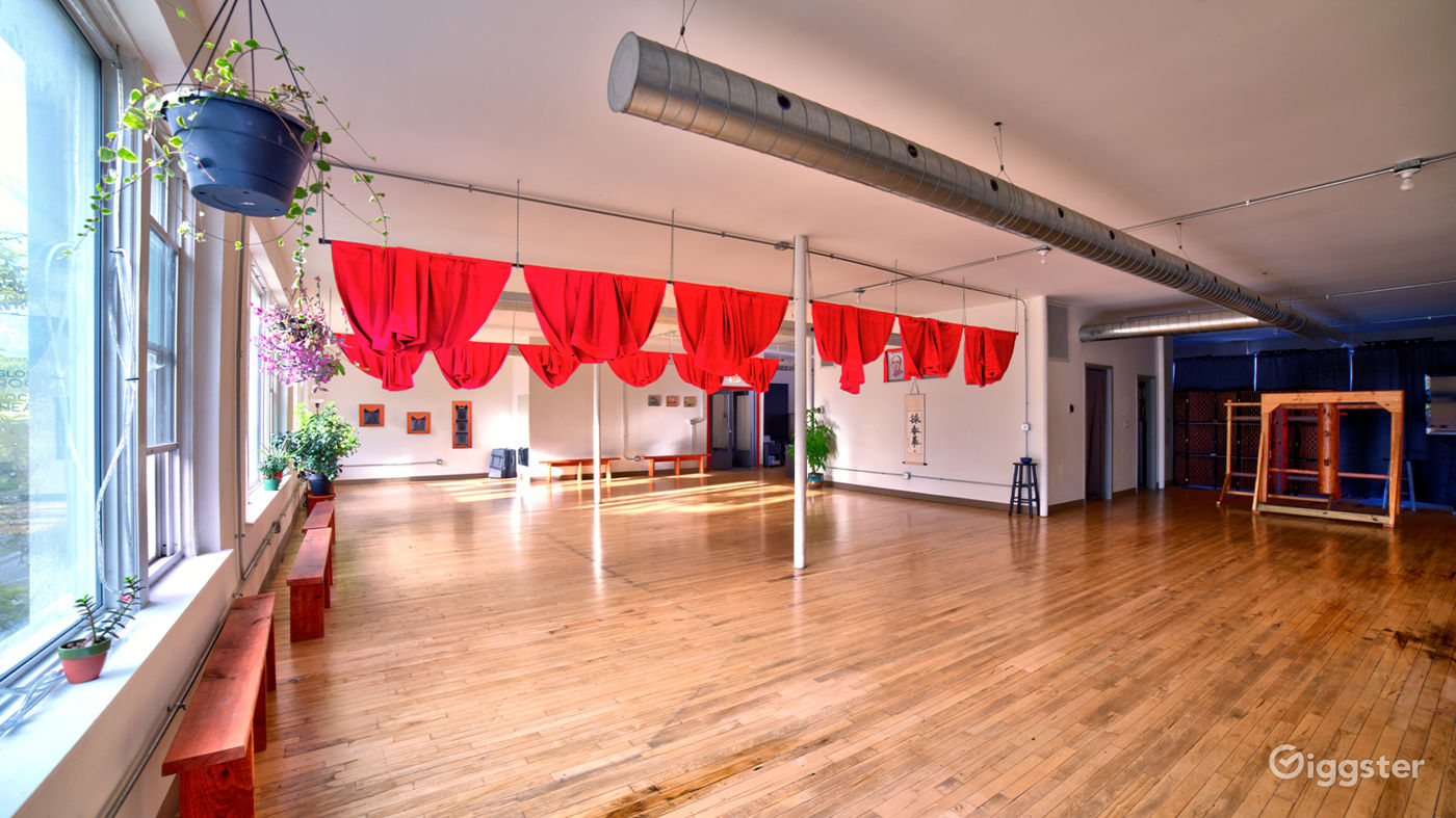Martial Arts Studio w/Natural Light and Wood Floor | Rent this location ...
