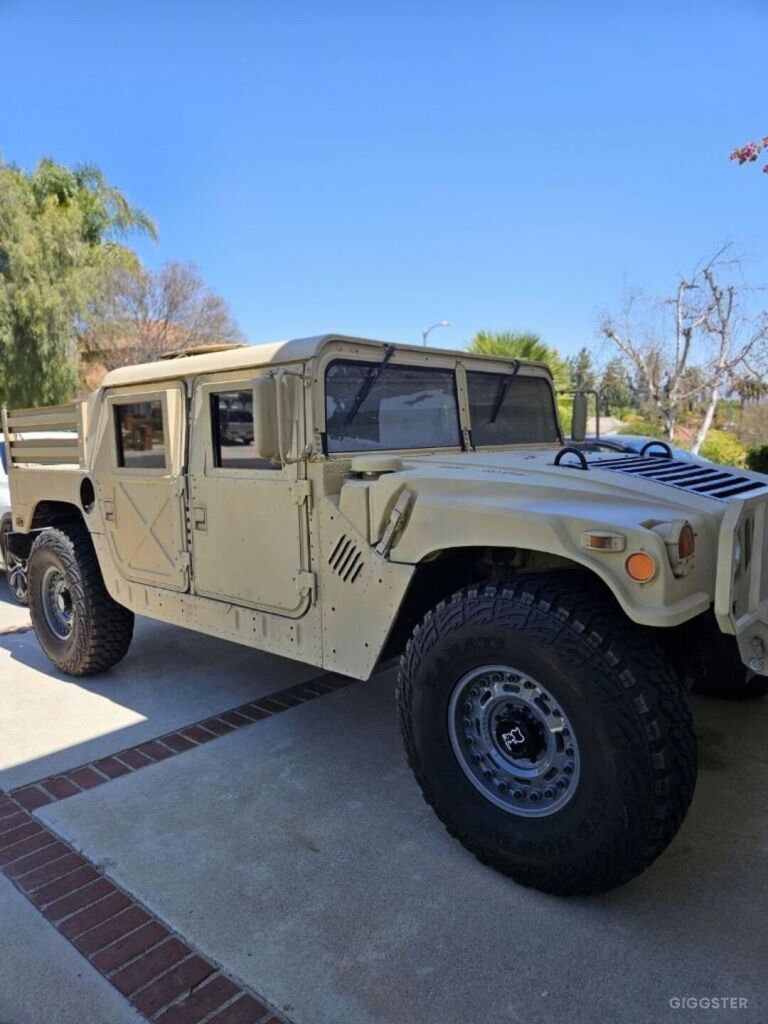 Military humvee H1 | Rent this location on Giggster