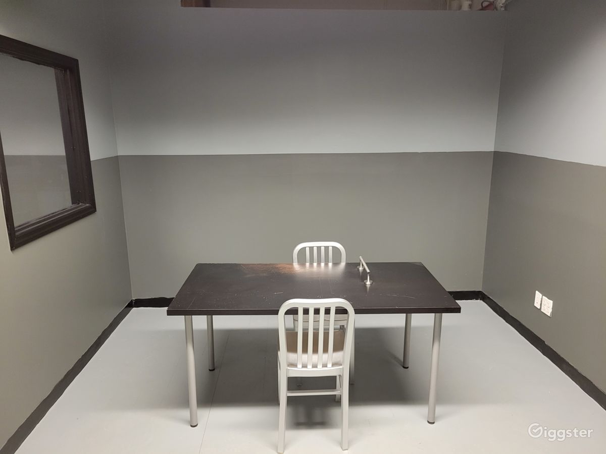 Film Studio Standing Interrogation Room Set | Rent this location on ...