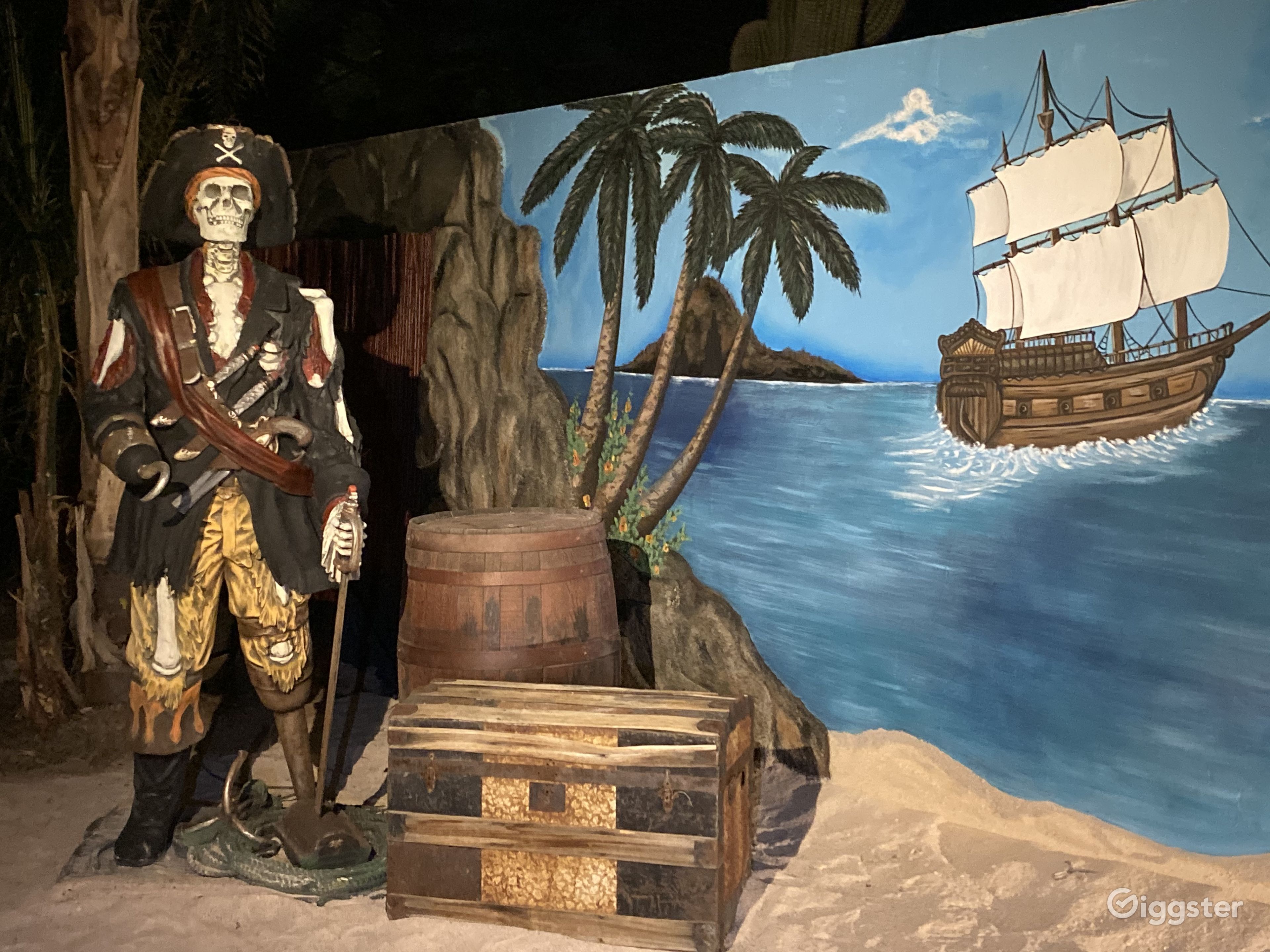 Private Pirate Beach Island Lair | Rent this location on Giggster