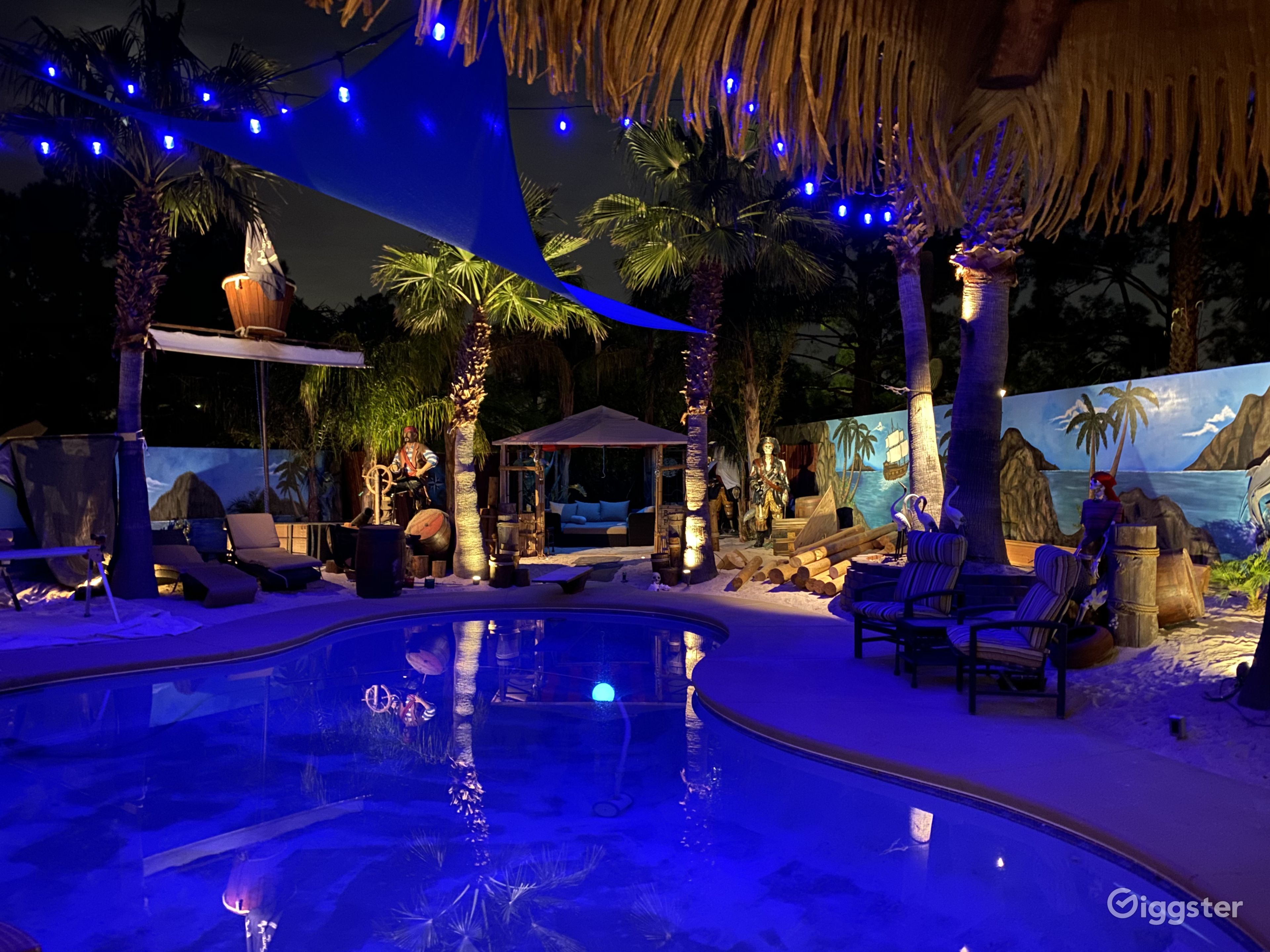 Private Pirate Beach Island Lair | Rent this location on Giggster