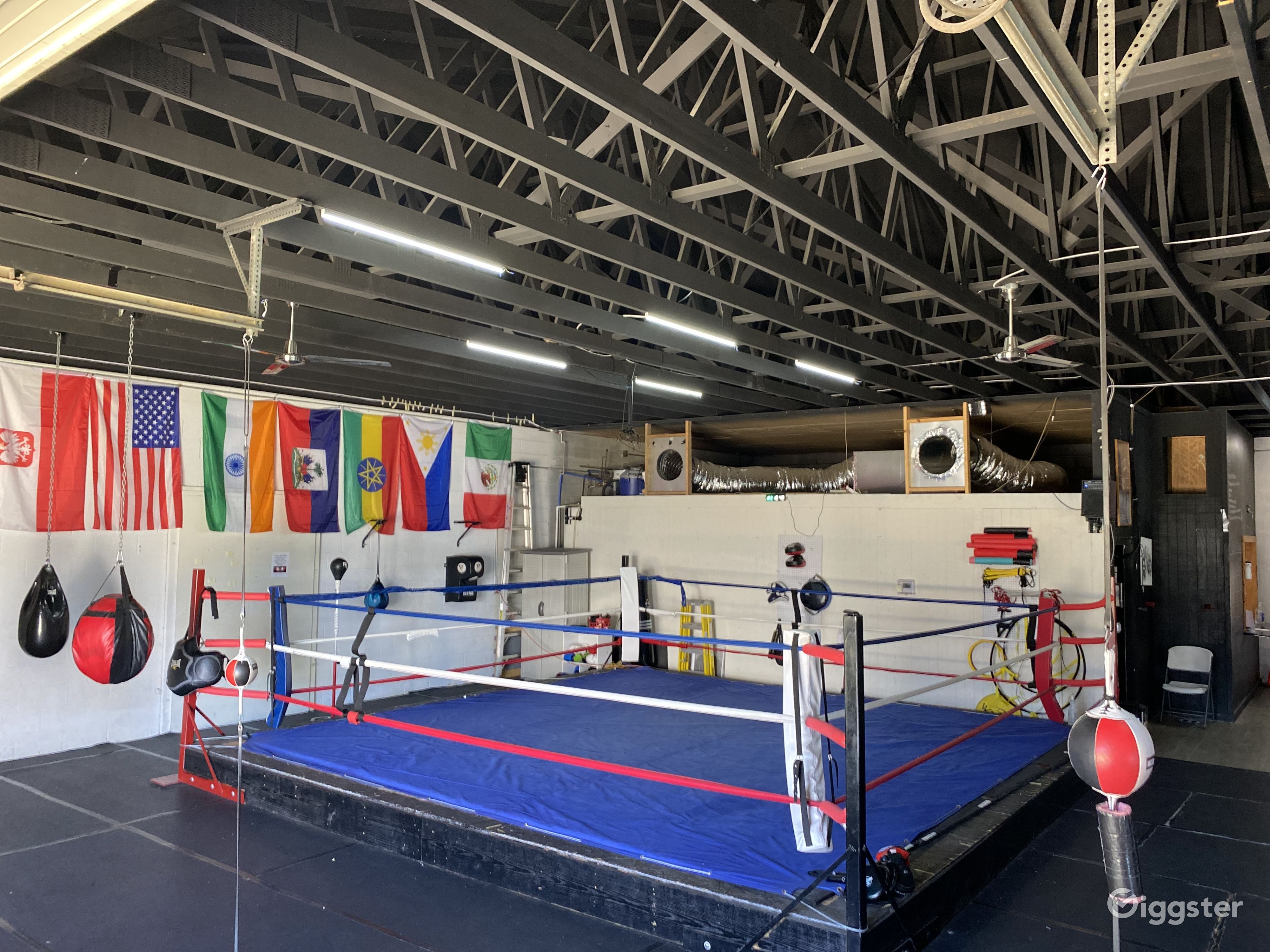 Vintage Boxing Gym "Old School" | Rent this location on Giggster