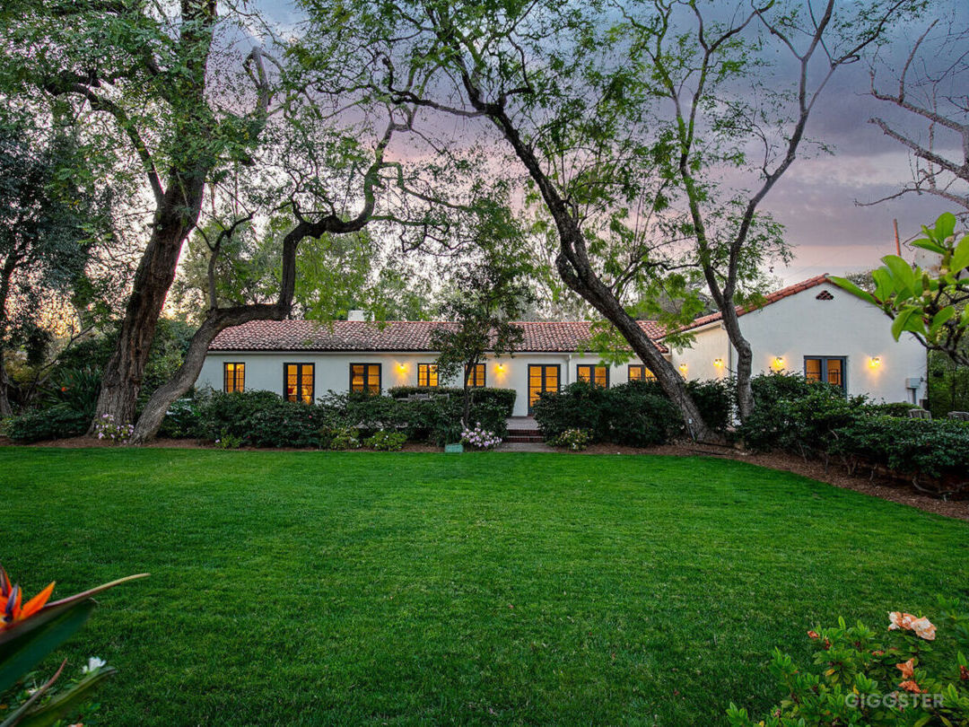 Century-Old Spanish Estate on Acre of Lush Gardens | Rent this location ...